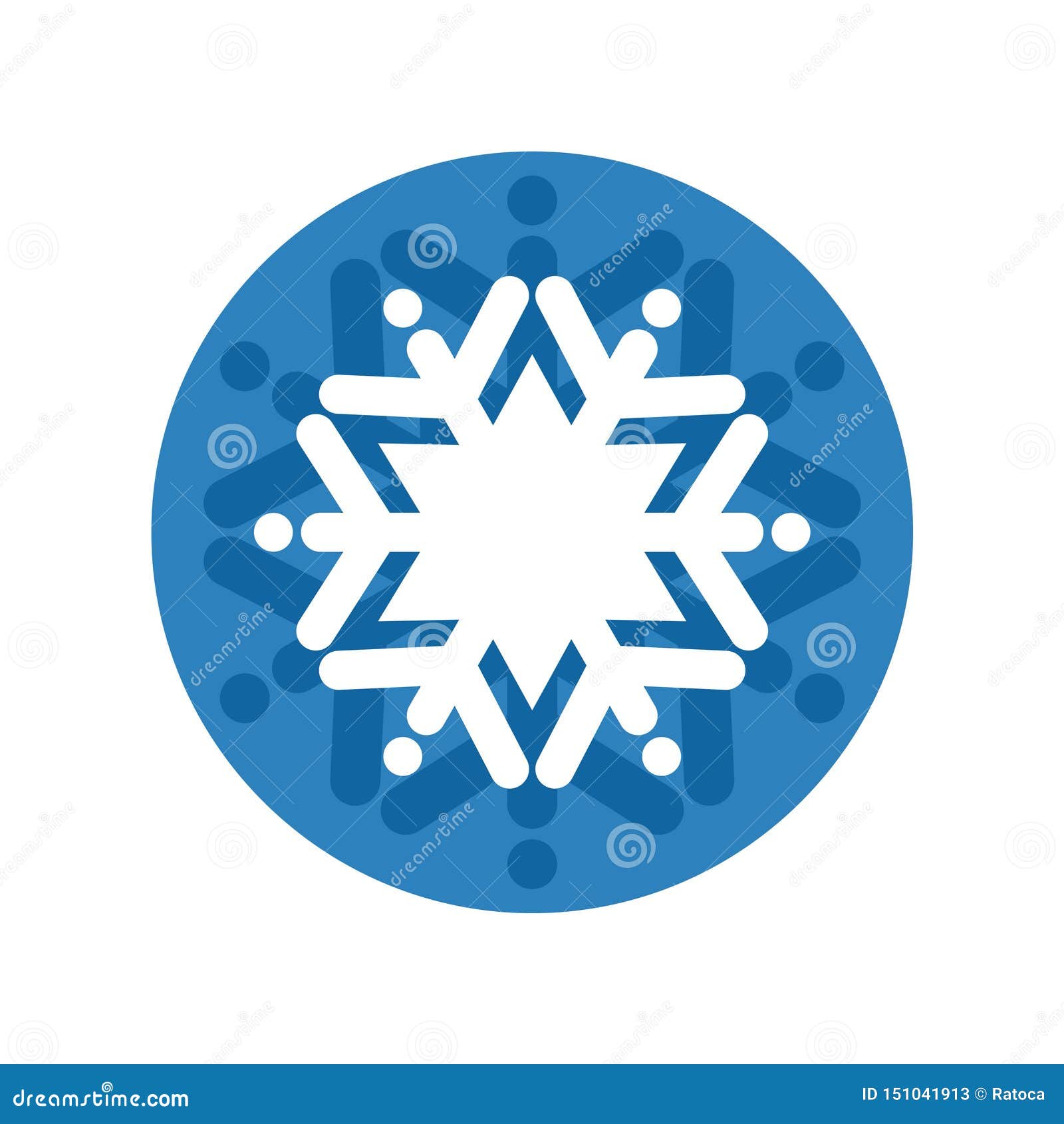 Design of snow symbol stock vector. Illustration of symbol - 151041913