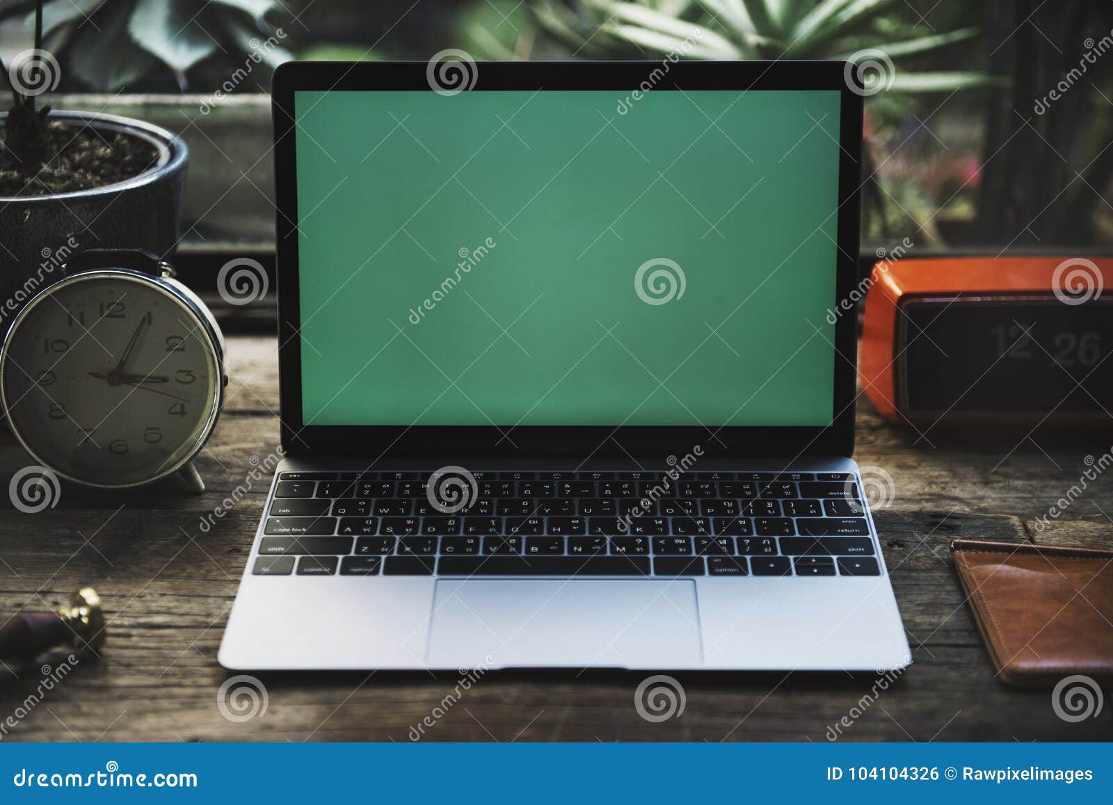 Design Space on Computer Laptop Screen Stock Photo - Image of blank ...