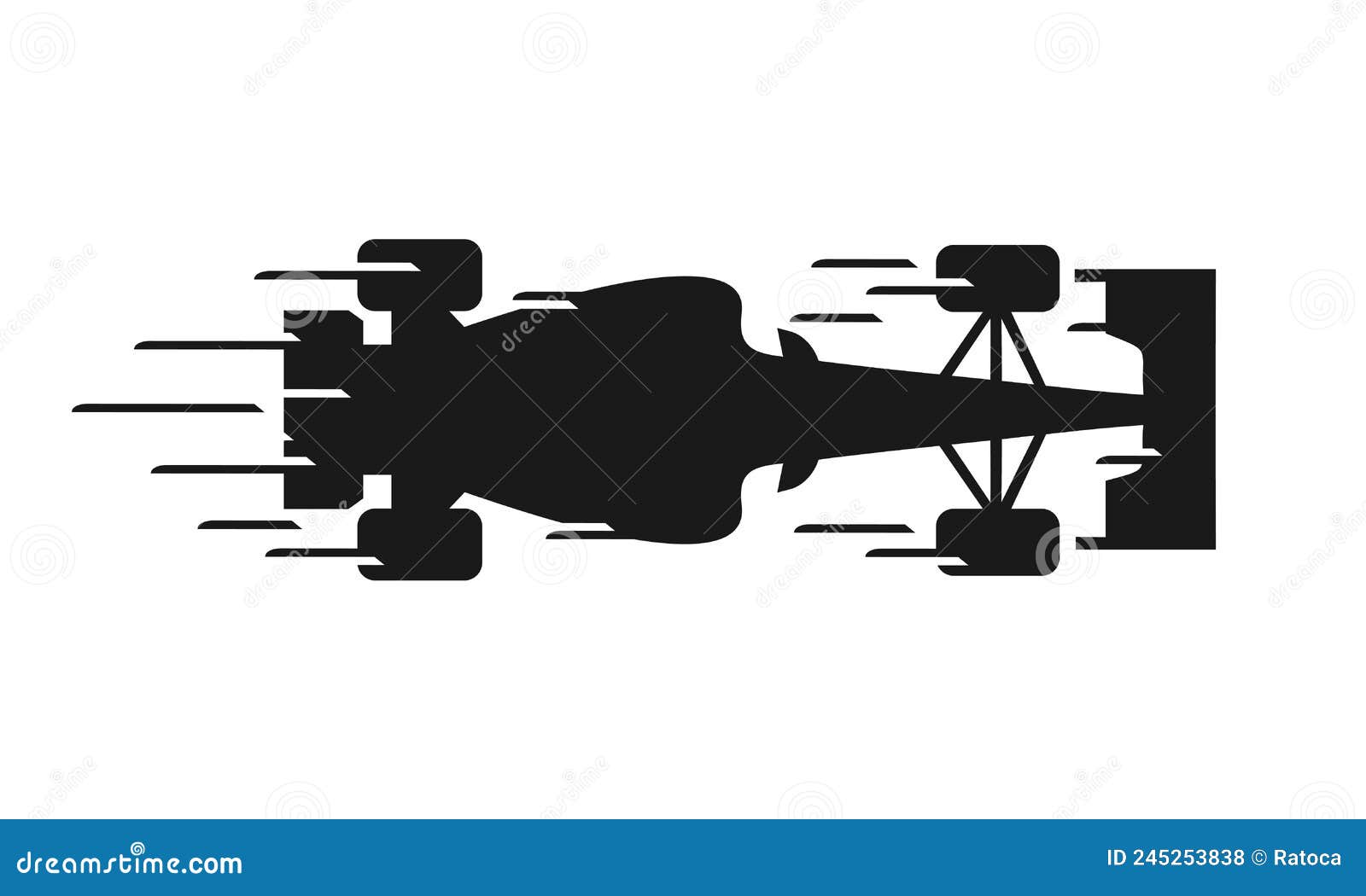 Design of speed racing car stock vector. Illustration of moving - 245253838