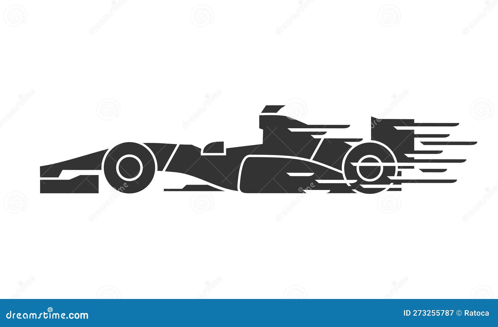 Design of speed racing car stock vector. Illustration of power - 273255787