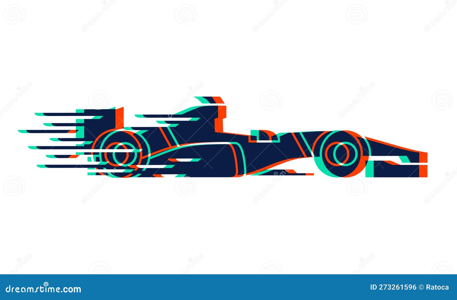 Design of speed racing car stock vector. Illustration of automobile ...