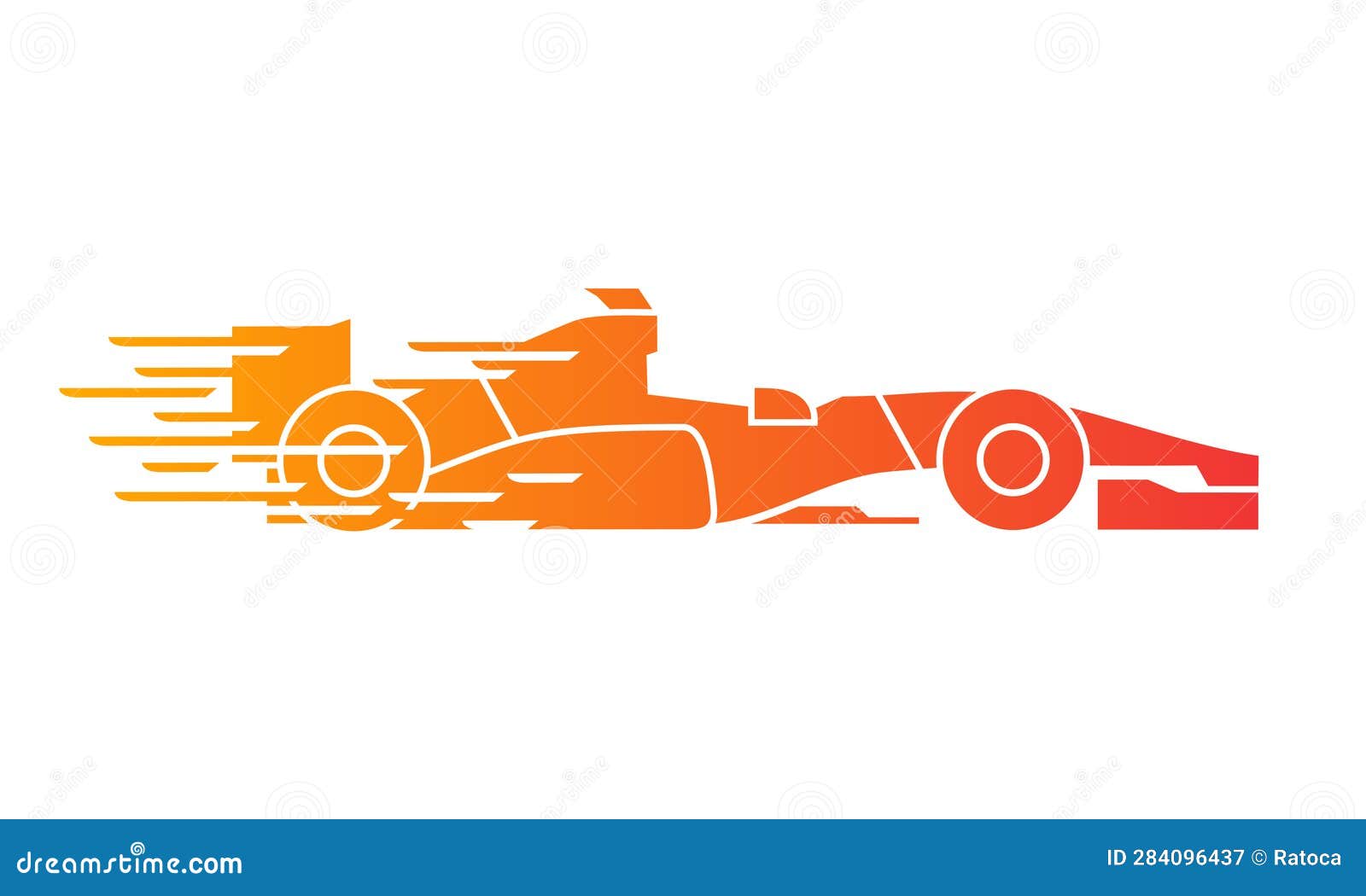 Design of speed racing car stock vector. Illustration of sports - 284096437