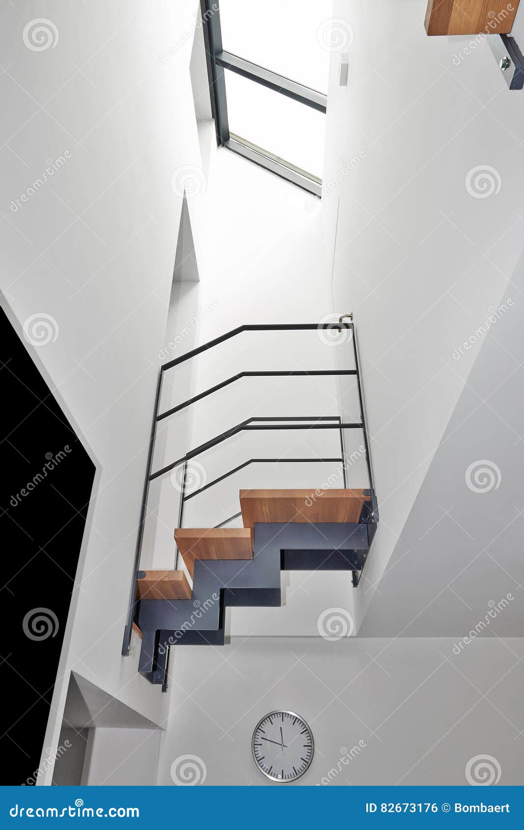 Design Stairs and Bridge in a Modern Home Stock Photo - Image of space ...