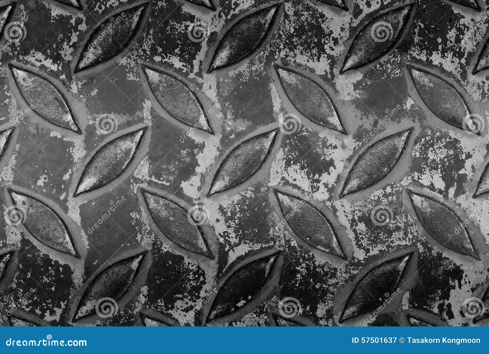 Design on Steel with Shadow for Pattern and Background Stock Image ...