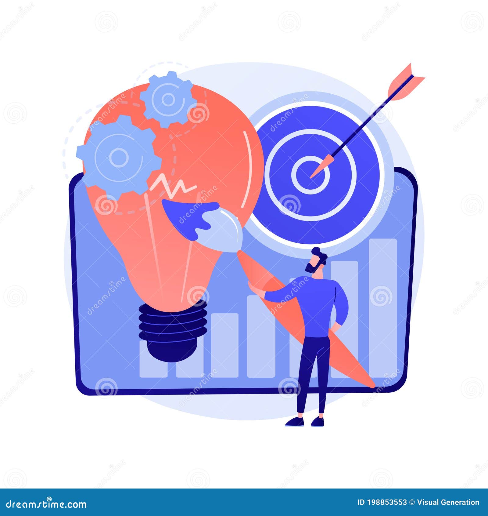 Design Strategy Abstract Concept Vector Illustration. Stock Vector ...