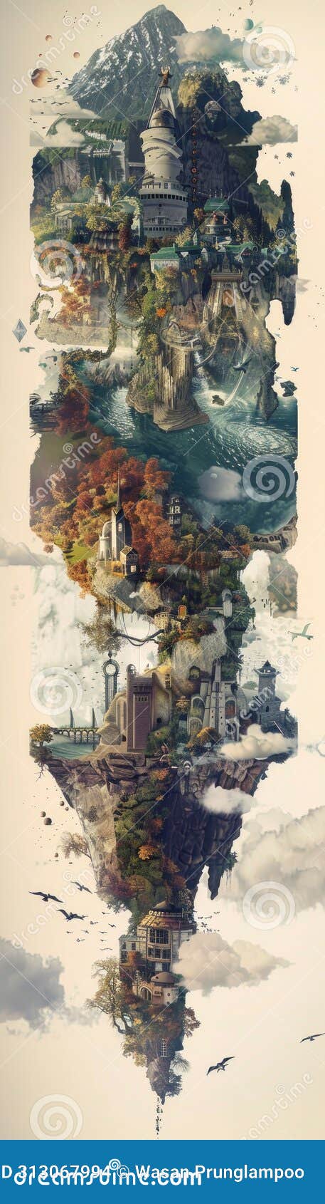 Design a Striking Visual Representation of the Virtual World Landscape ...