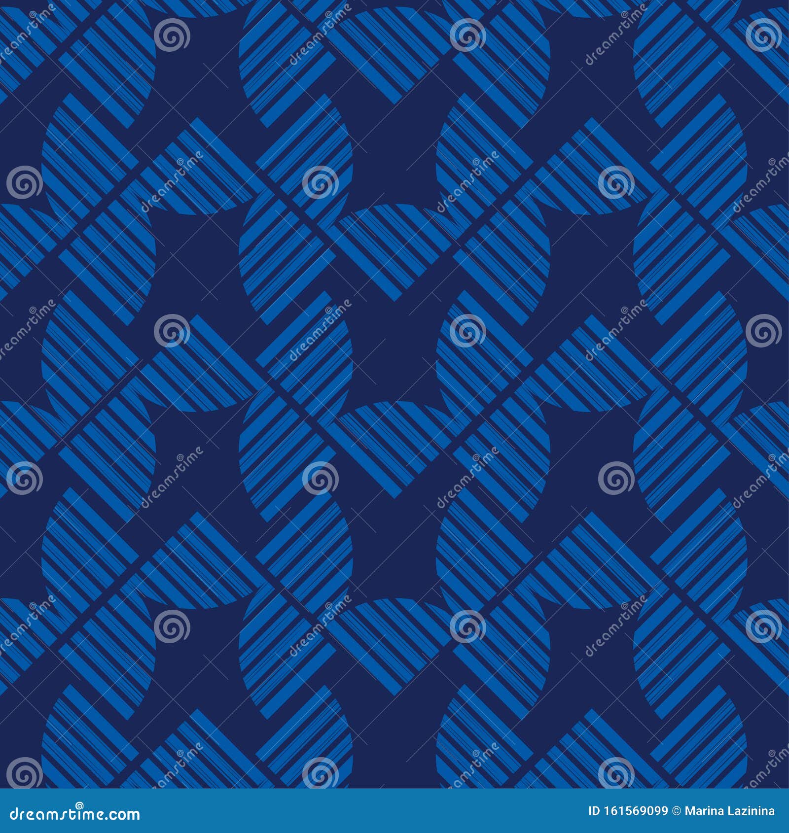 Design of Striped Geometric Shapes Stock Illustration - Illustration of ...