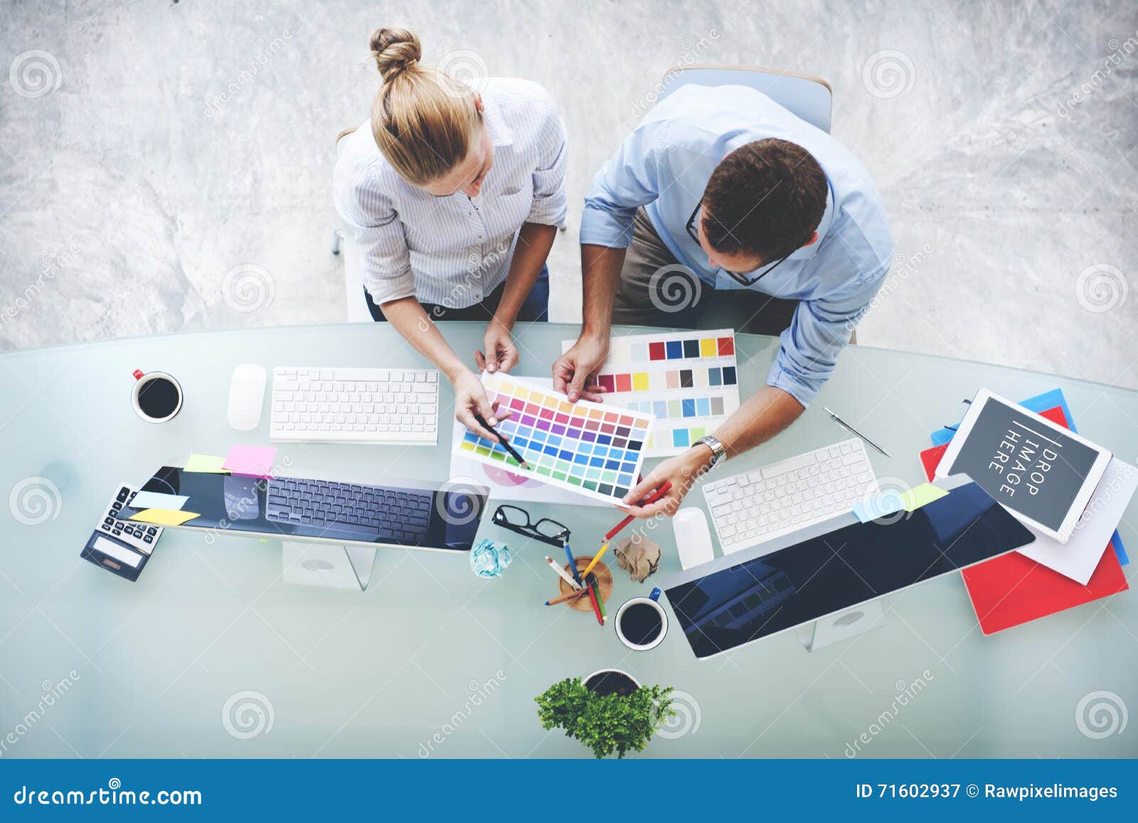 Design Studio Creativity Ideas Teamwork Technology Concept Stock Image ...
