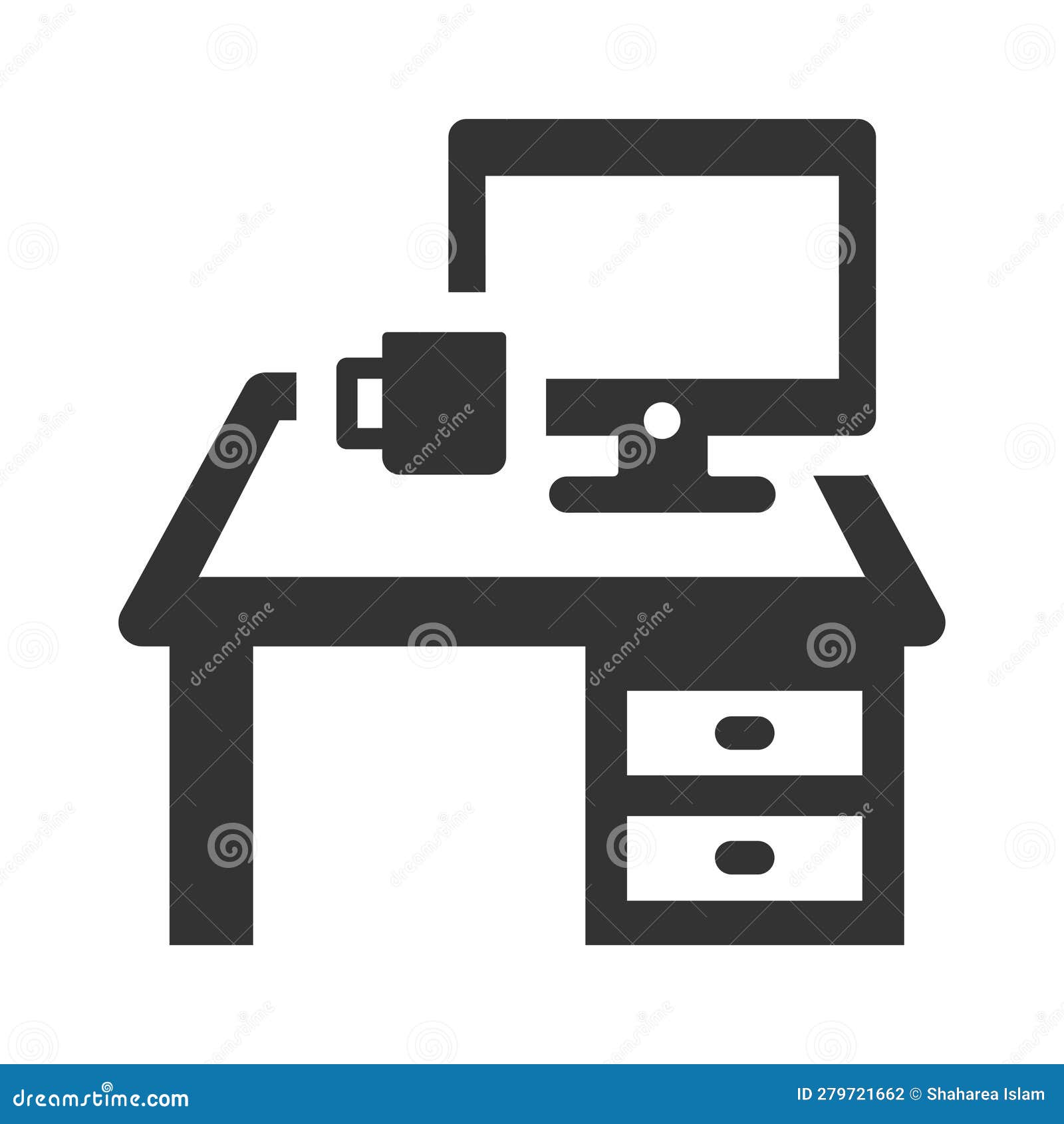 Design studio icon stock vector. Illustration of workspace - 279721662
