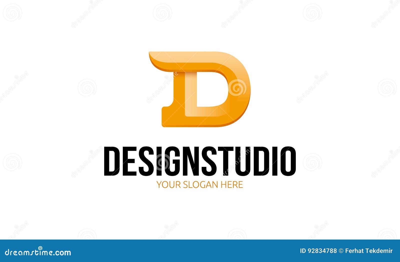 Design Studio Logo stock vector. Illustration of logo - 92834788
