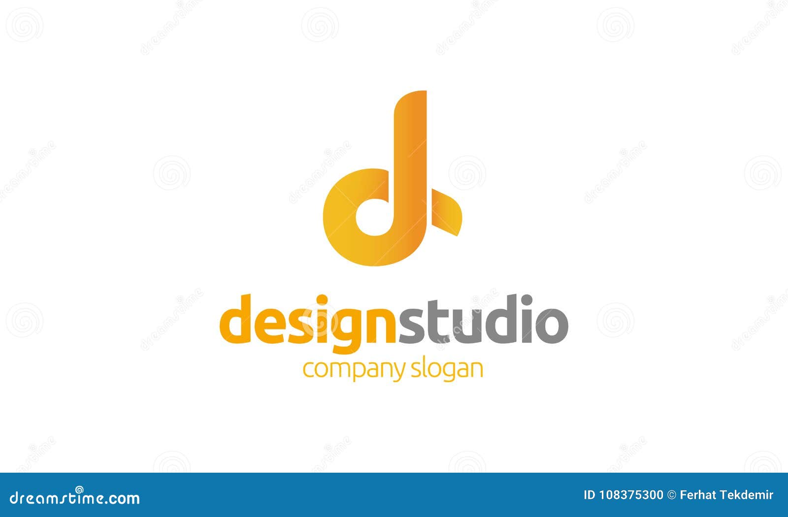 Design Studio Logo Template Stock Vector - Illustration of customizable ...