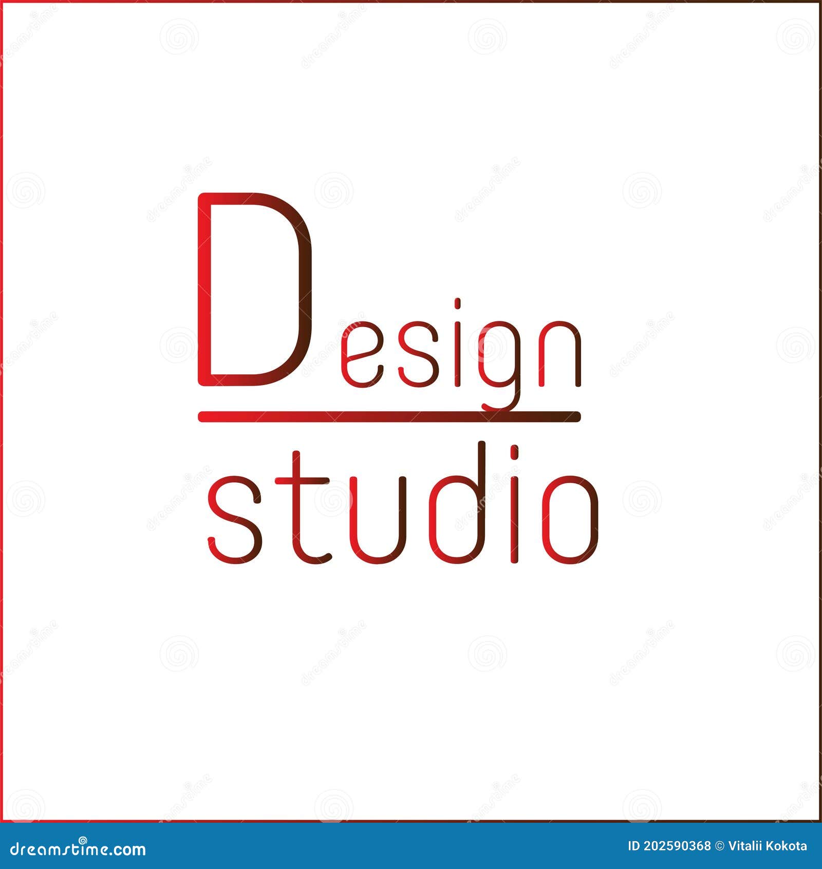 Design Studio Logo Template Design. Vector Illustration Stock Vector ...