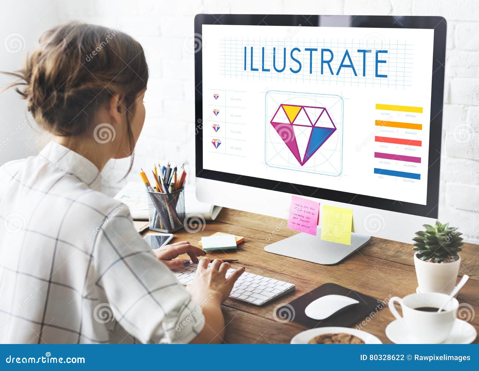 Design Style Graphic Creativity Ideas Illustration Concept Stock Photo ...