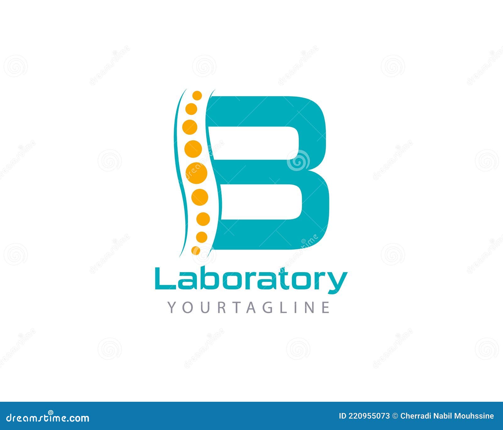 Letter B Lab Logo Template Design Vector Stock Vector - Illustration of ...