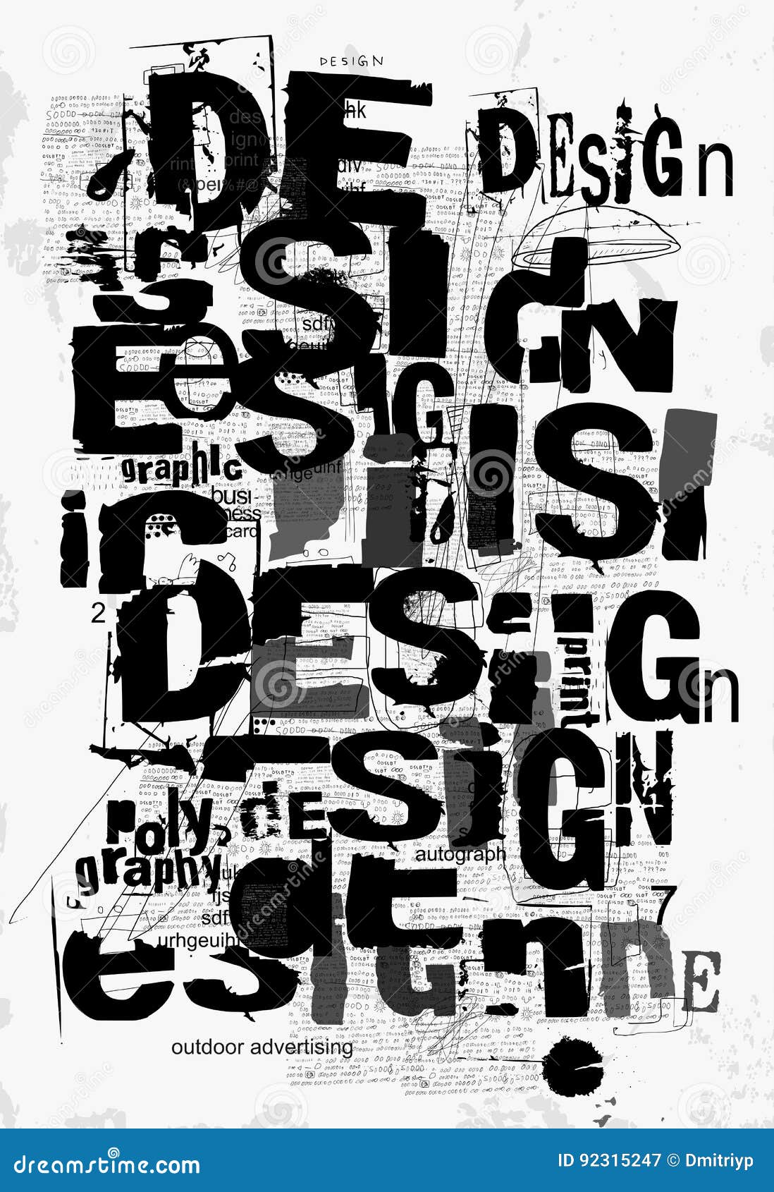 Design stock vector. Illustration of style, labels, font - 92315247