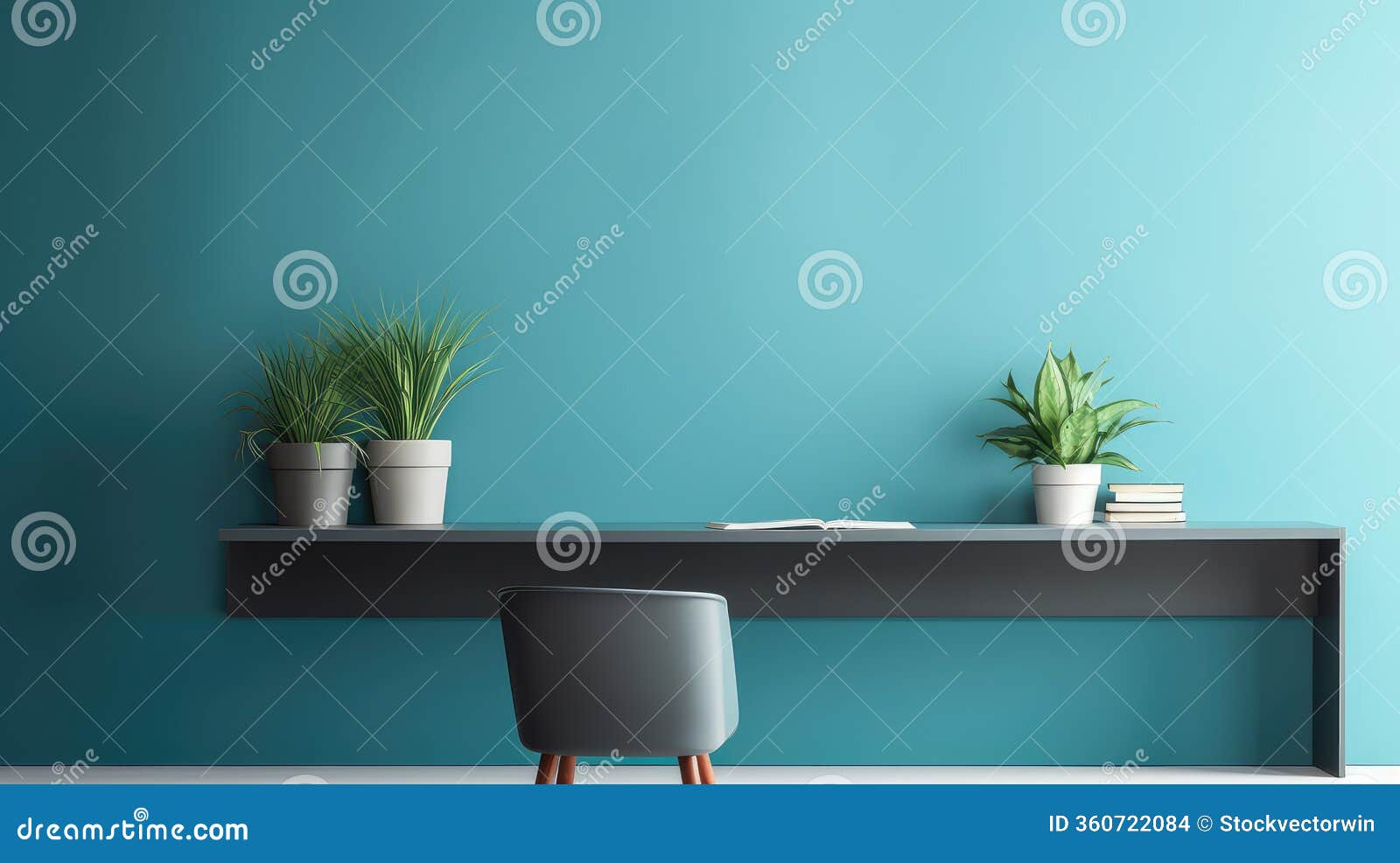 Design teal desk stock illustration. Illustration of design - 360722084