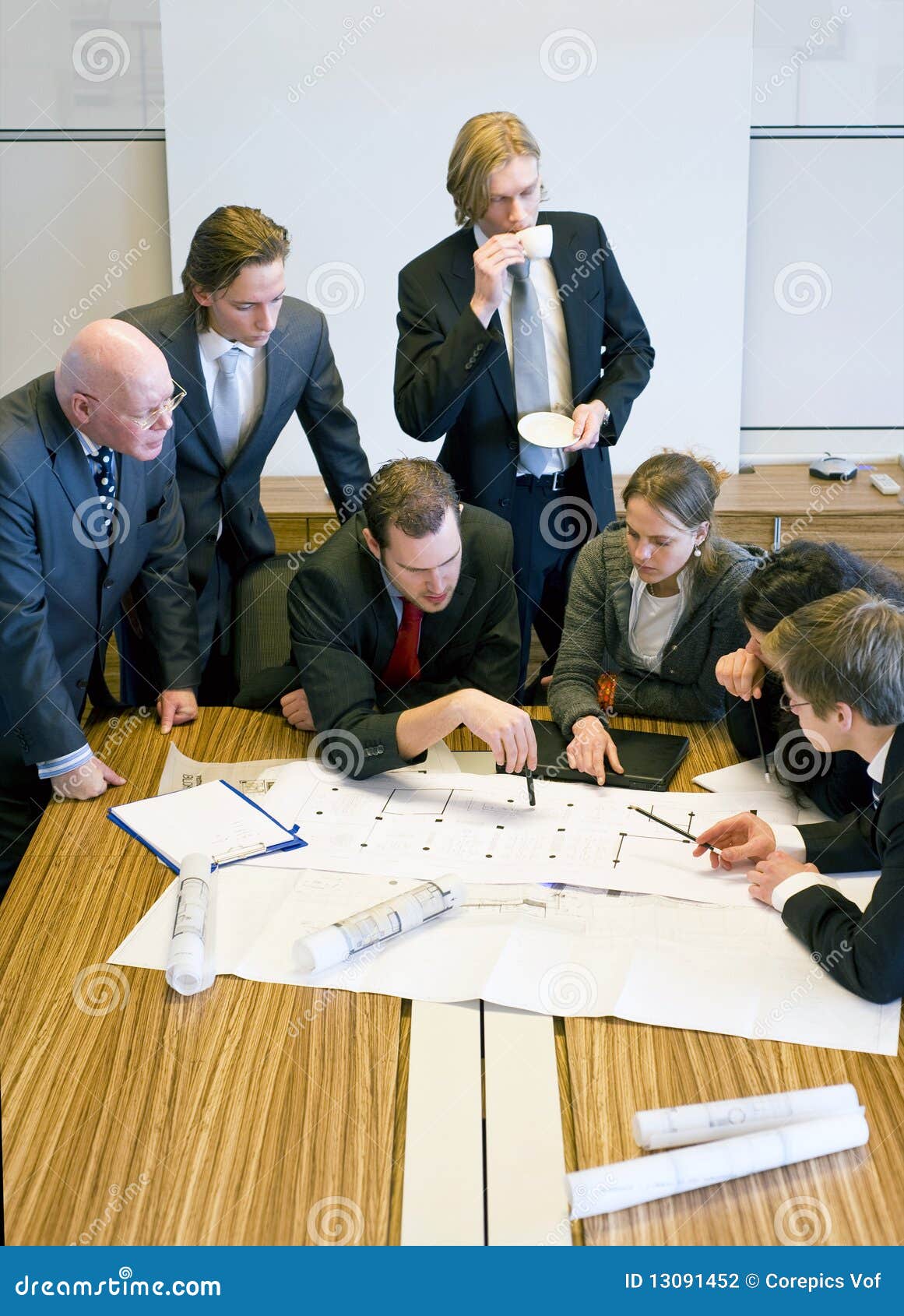 Design Team Meeting stock photo. Image of modern, team - 13091452