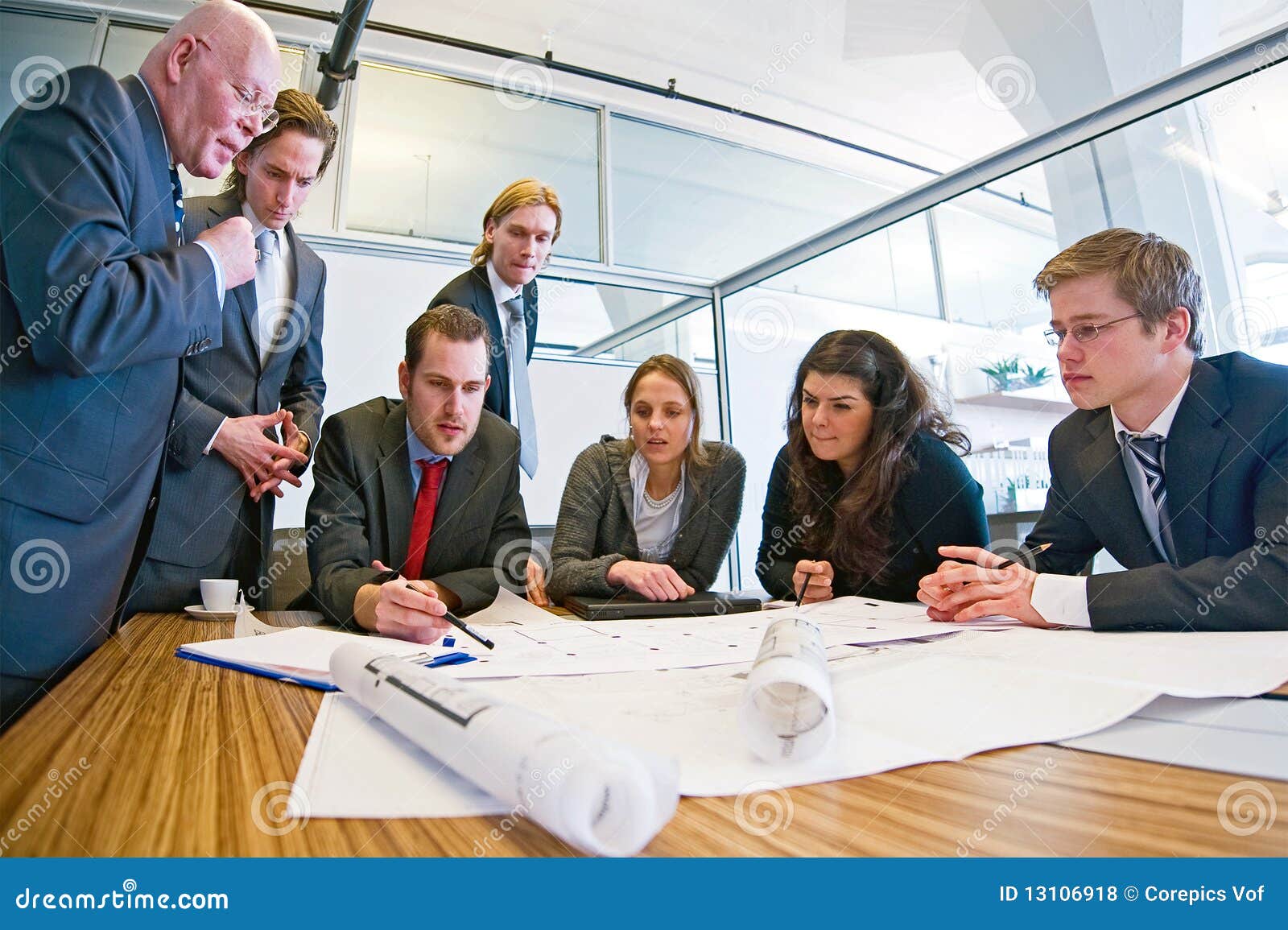 Design team meeting stock photo. Image of designers, discussing - 13106918