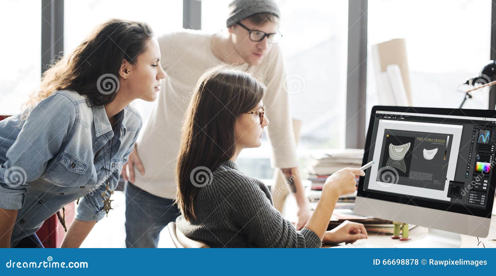Design Team Meeting Discussion Working Concept Stock Photo - Image of ...