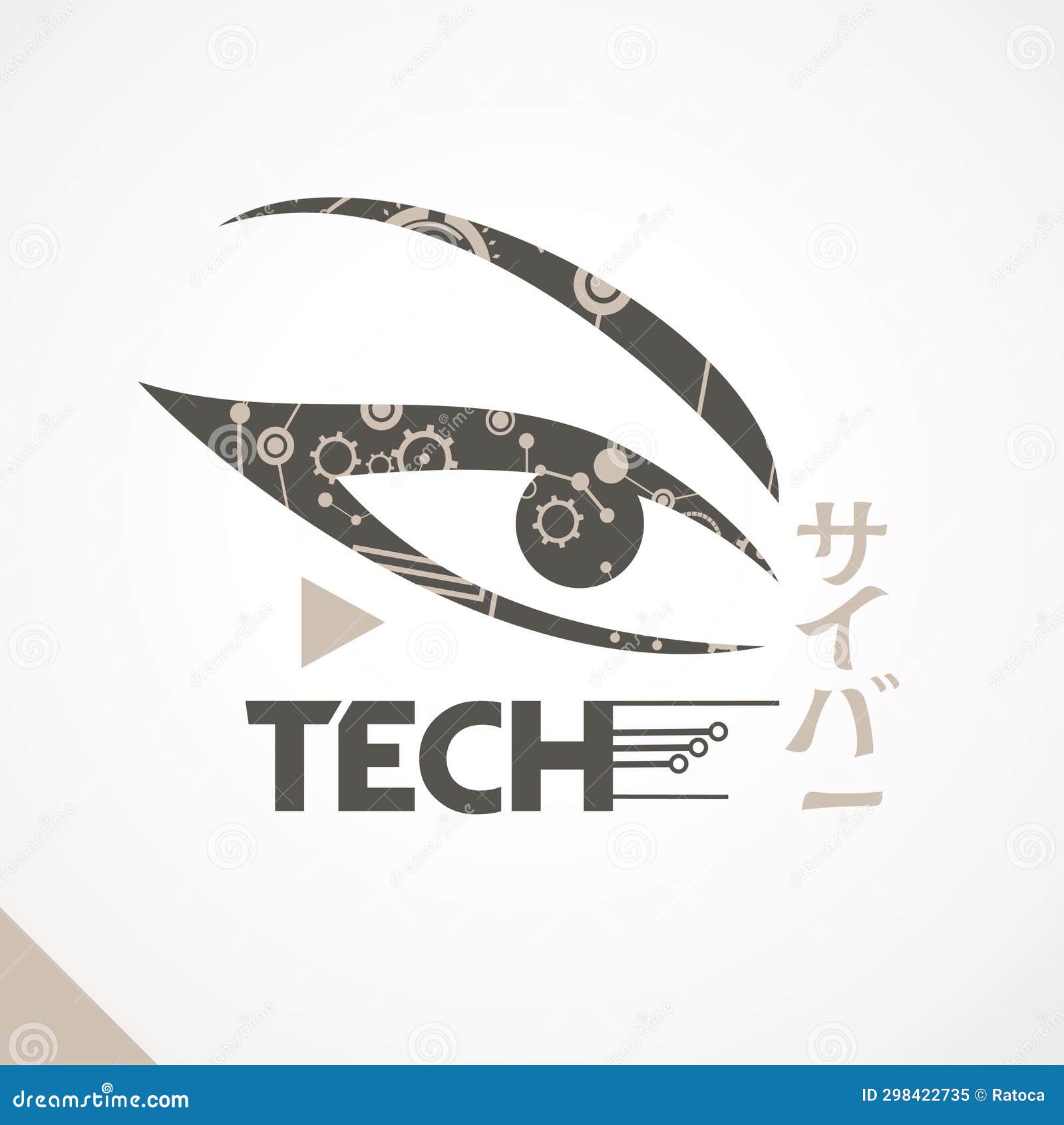 Design of tech symbol stock vector. Illustration of brand - 298422735