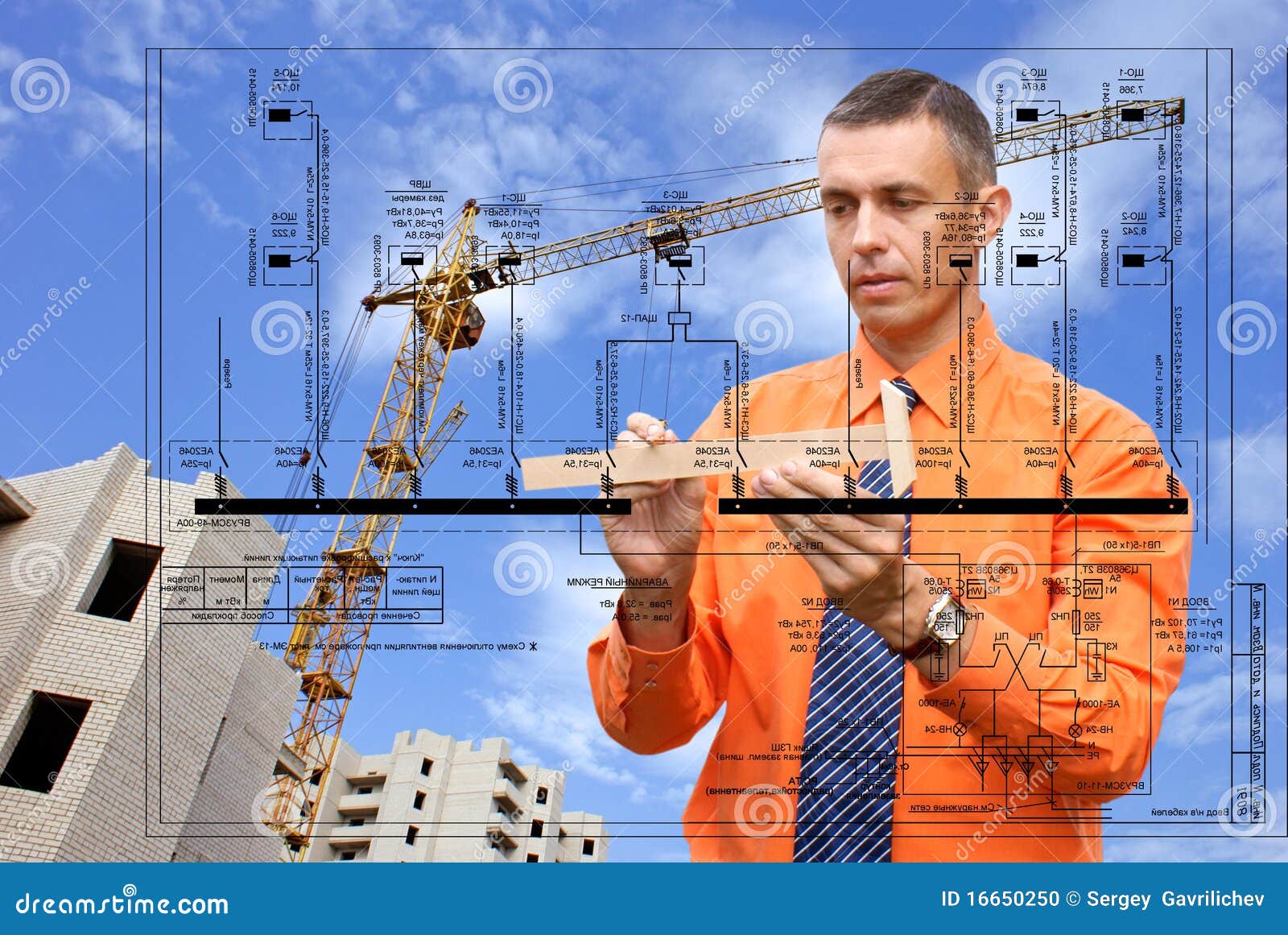 Design Technologies in Building Stock Photo - Image of ruler, people ...