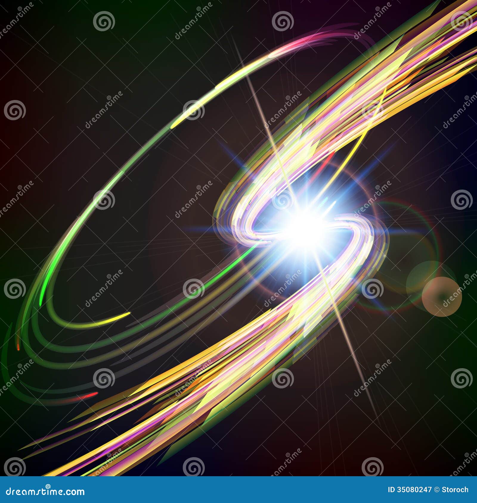 Design Technology Trendy Background with Bent Line Stock Vector ...