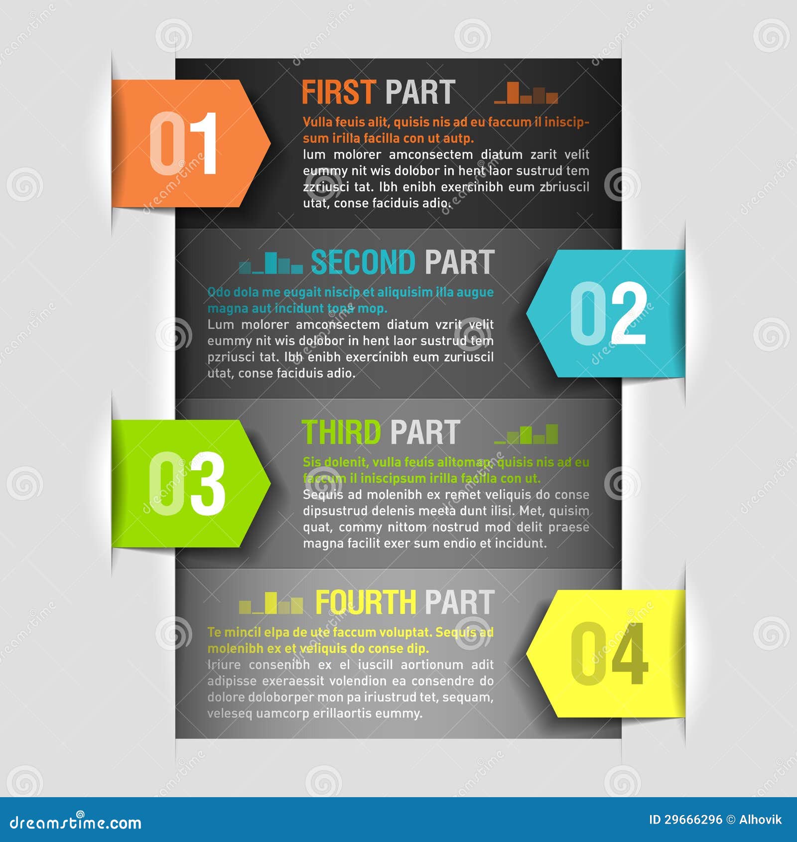 Design template stock vector. Illustration of infographic - 29666296