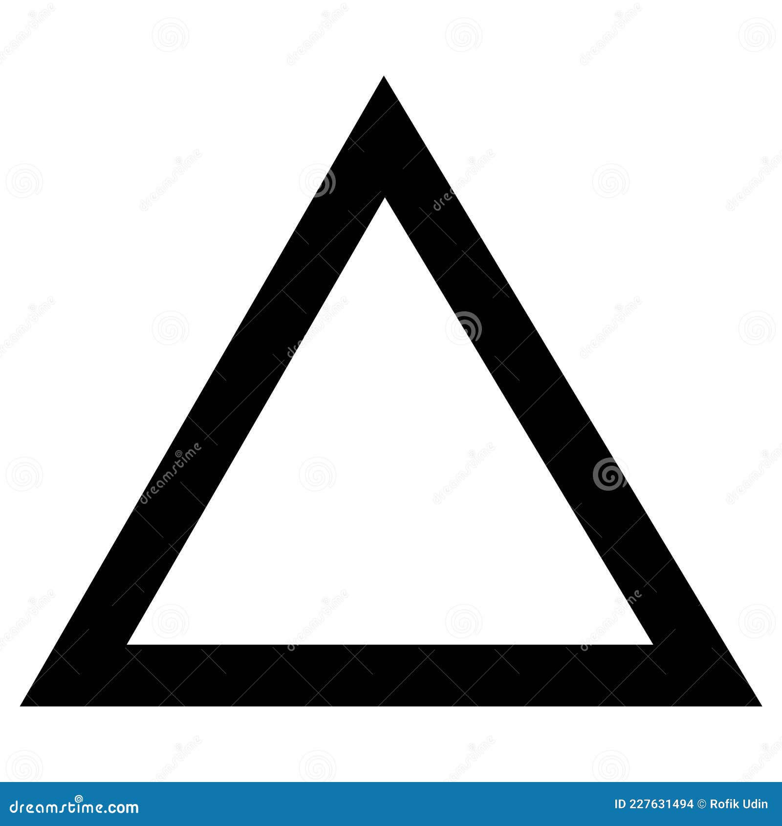 Design Template of Black Triangle Stroke with a Neat and Simple Design ...
