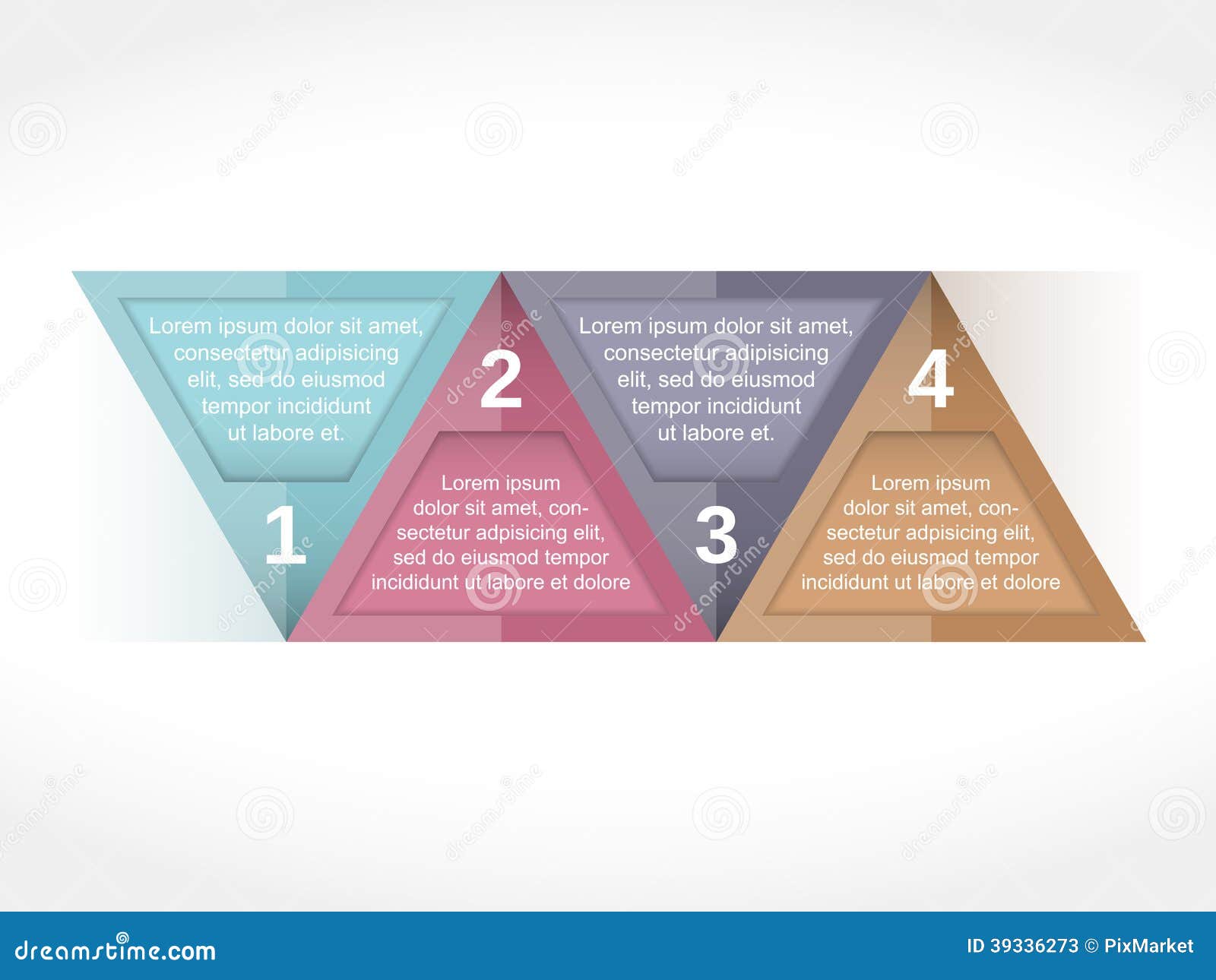 Design Template with Four Elements Stock Vector - Illustration of icon ...