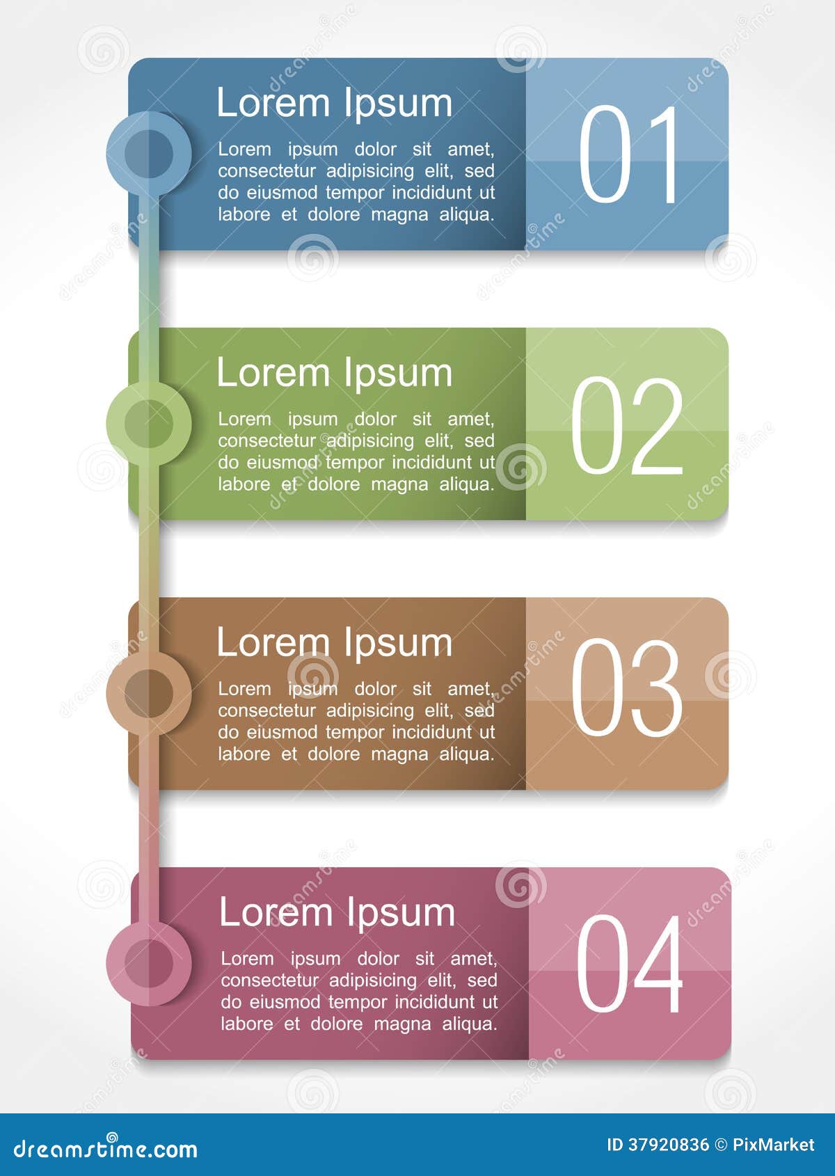 Design Template with Four Elements Stock Vector - Illustration of sign ...