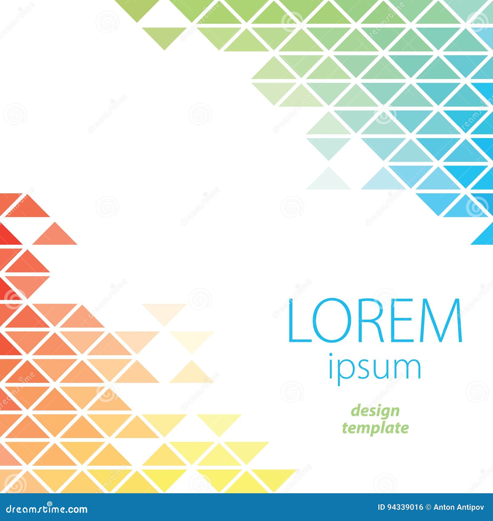 Design Template Lorem Ipsum Poster Stock Vector - Illustration of card ...