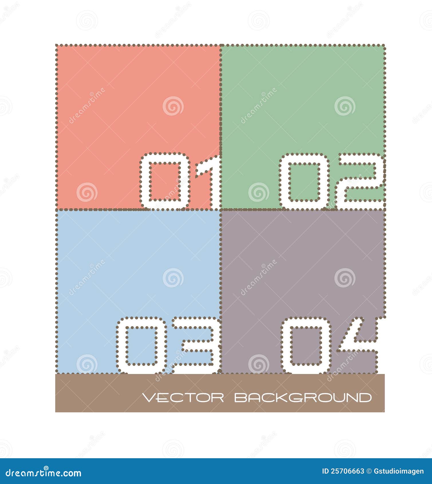 Design template numbered stock illustration. Illustration of promotion ...