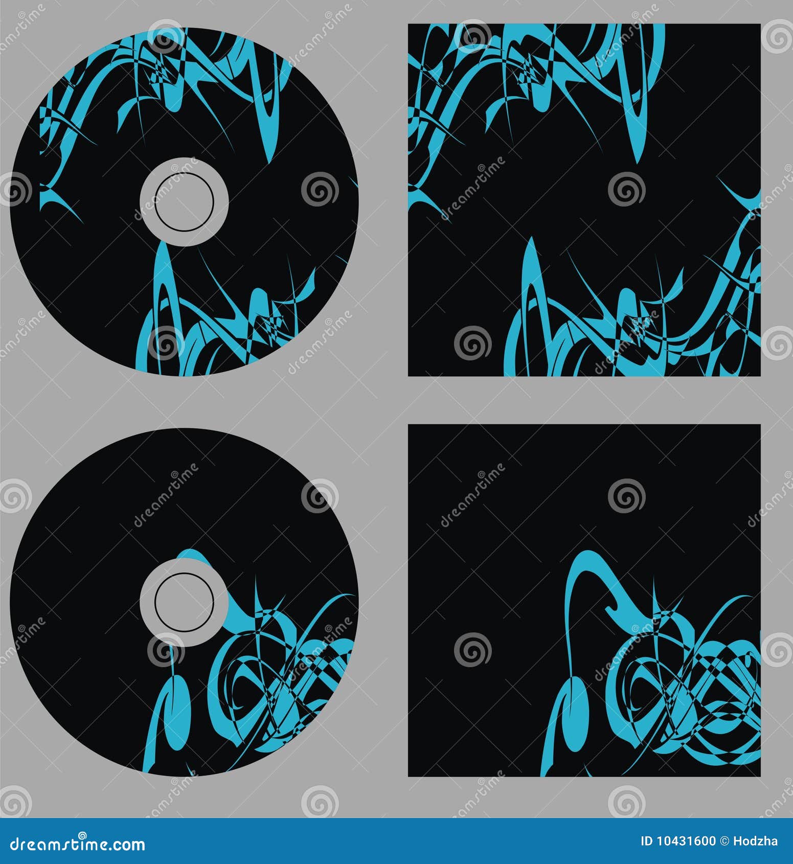 Design Template. Set Cd on Vector Stock Vector - Illustration of ...
