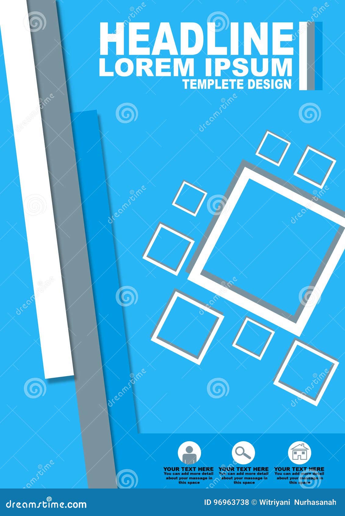 Design template stock illustration. Illustration of banner - 96963738