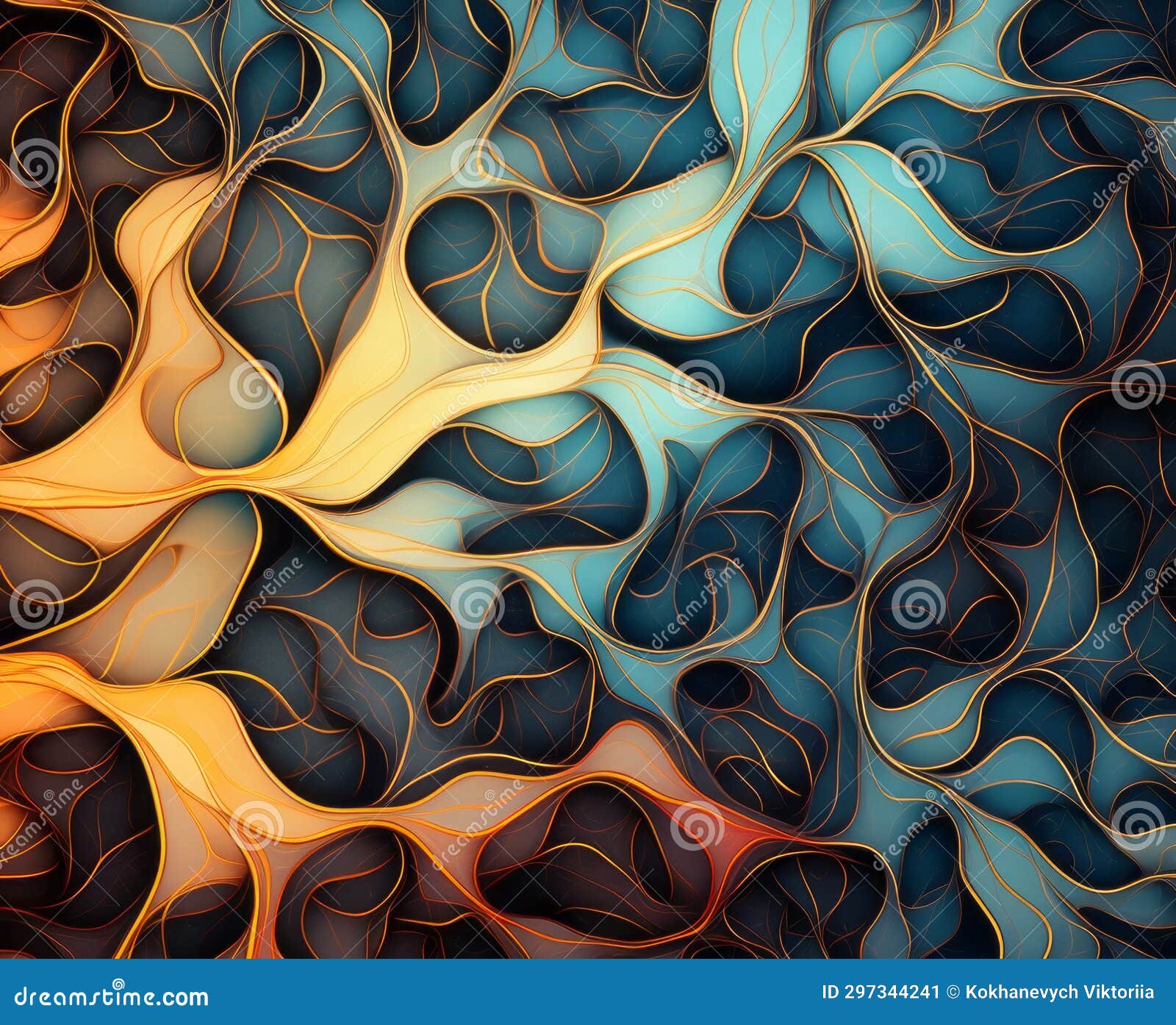 Design Texture from Neural Pattern, Creative Design Stock Image - Image ...