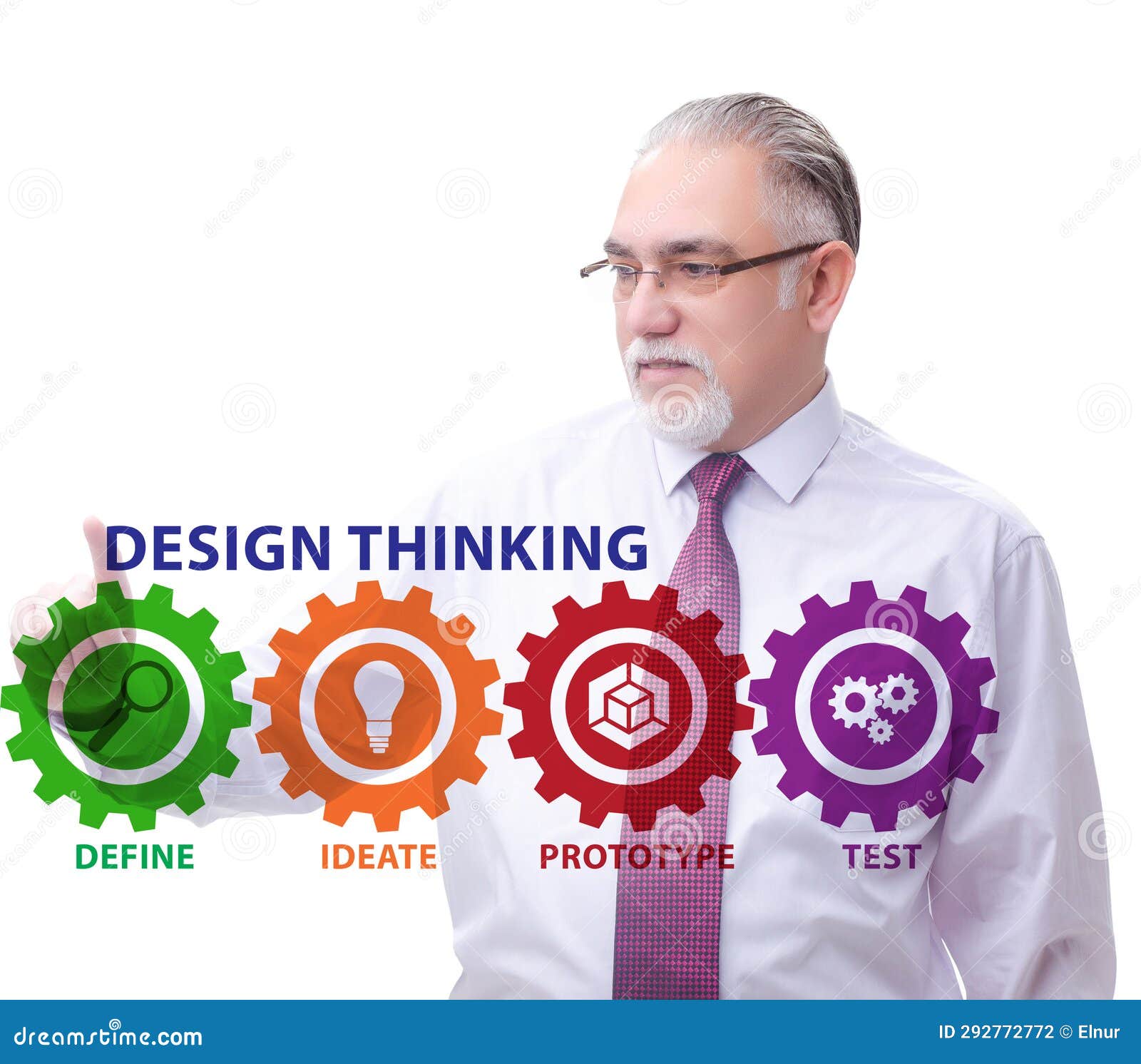 Design Thinking Concept in Software Development Stock Photo - Image of ...