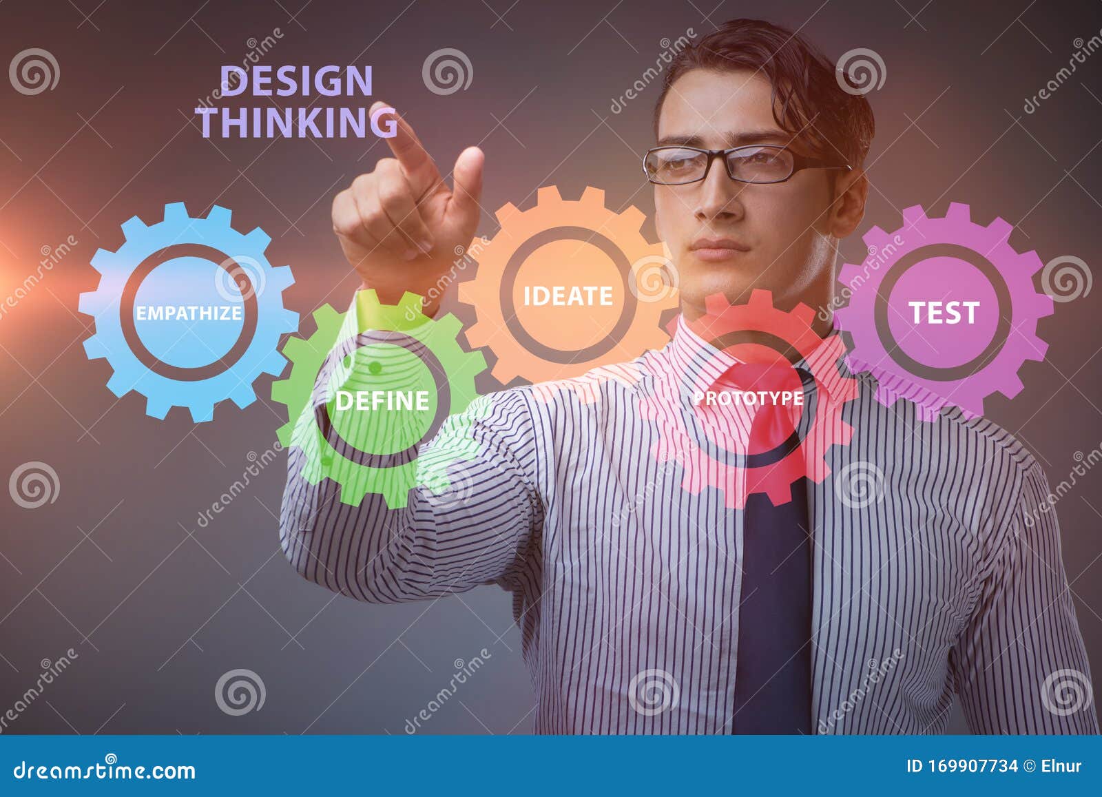 Design Thinking Concept in Software Development Stock Photo - Image of ...