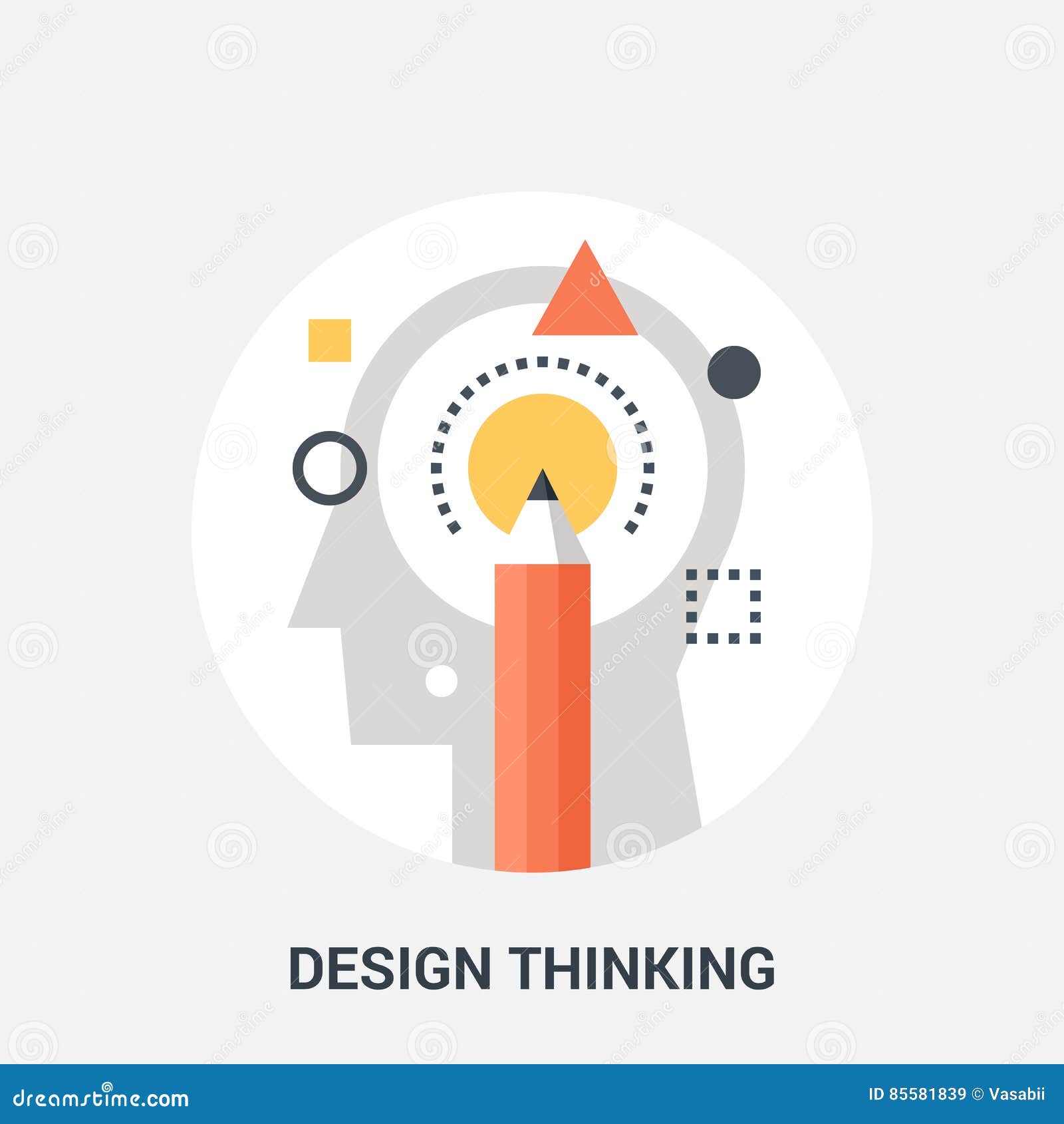 Man Thinking Icon Cartoon Vector. Complex Strategy | CartoonDealer.com ...