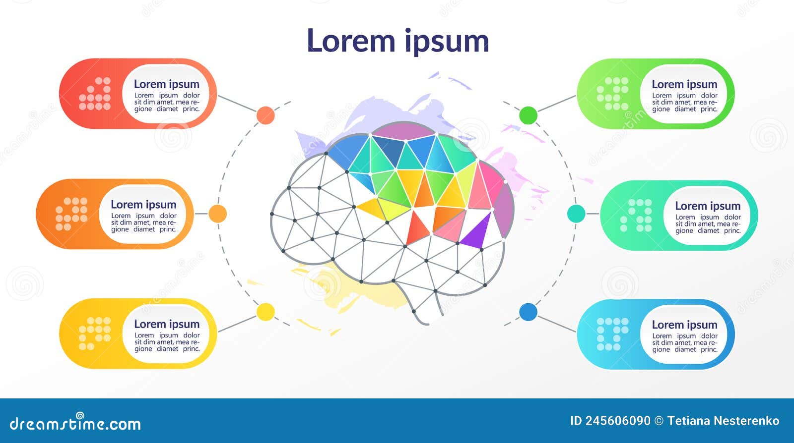 Design Thinking Infographic Chart Design Template Vector Illustration ...