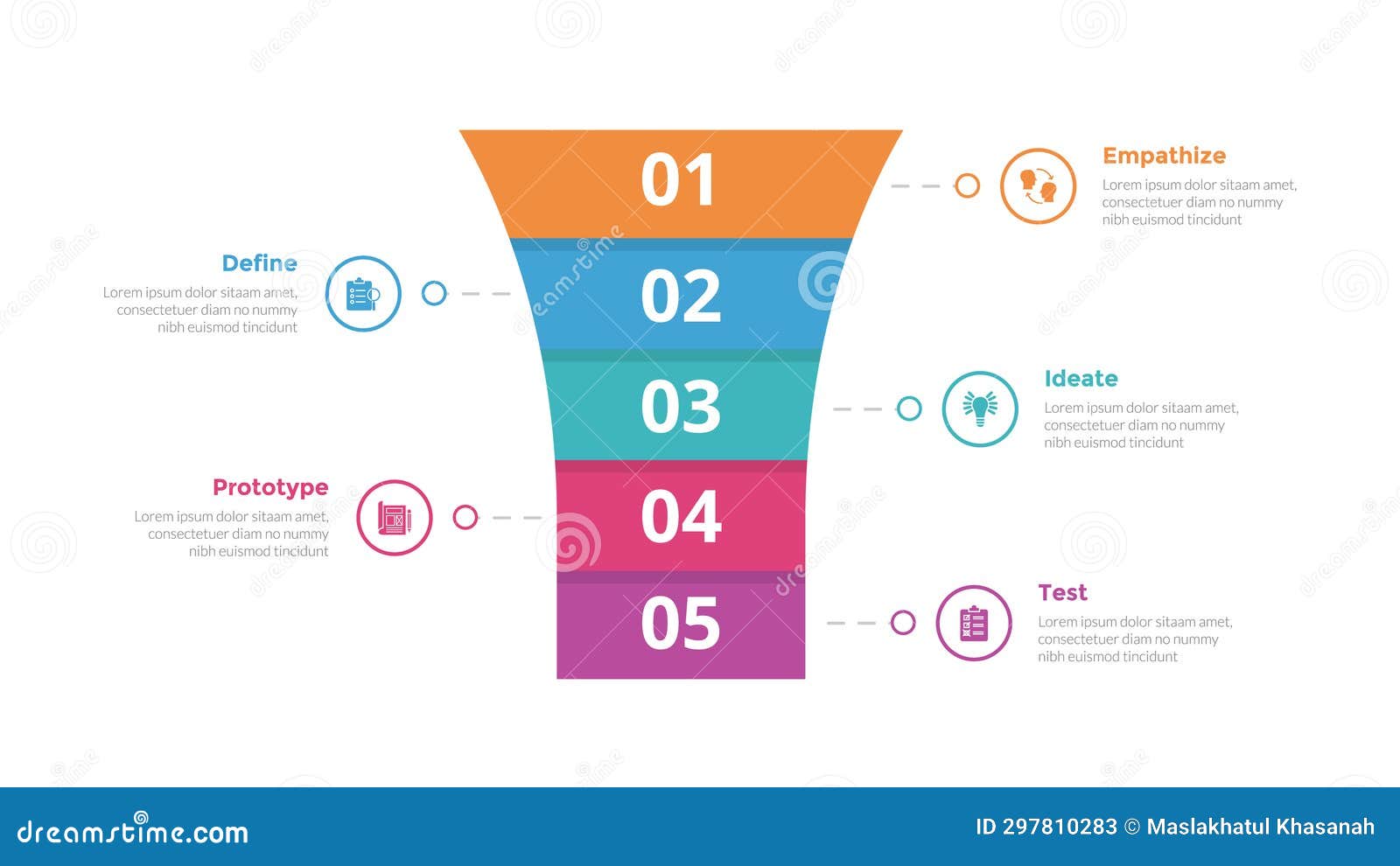 Six Step Creative Chart. Table, Process Graph, Slide Template. Creative ...
