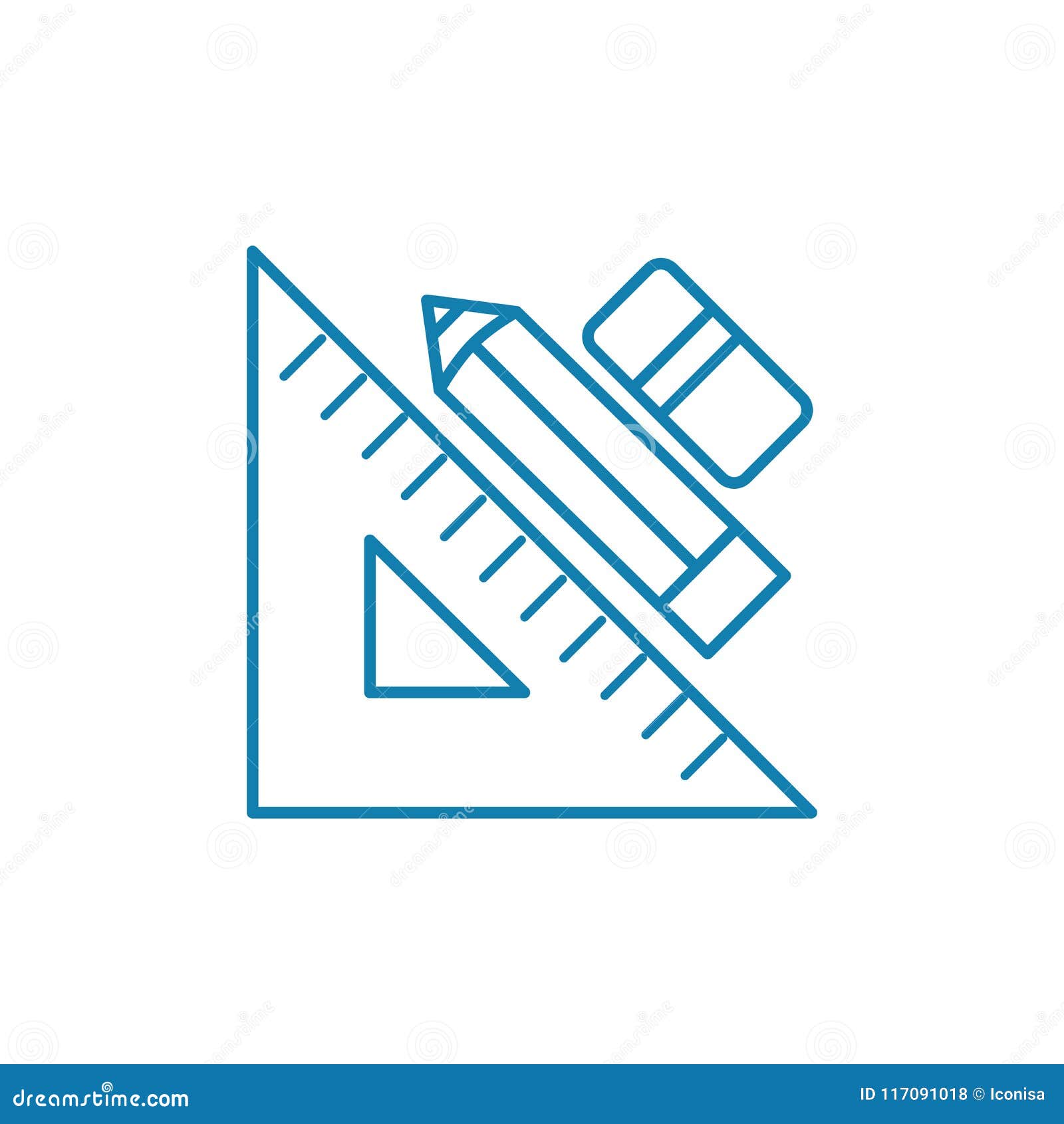 Design Tools Linear Icon Concept. Design Tools Line Vector Sign, Symbol ...