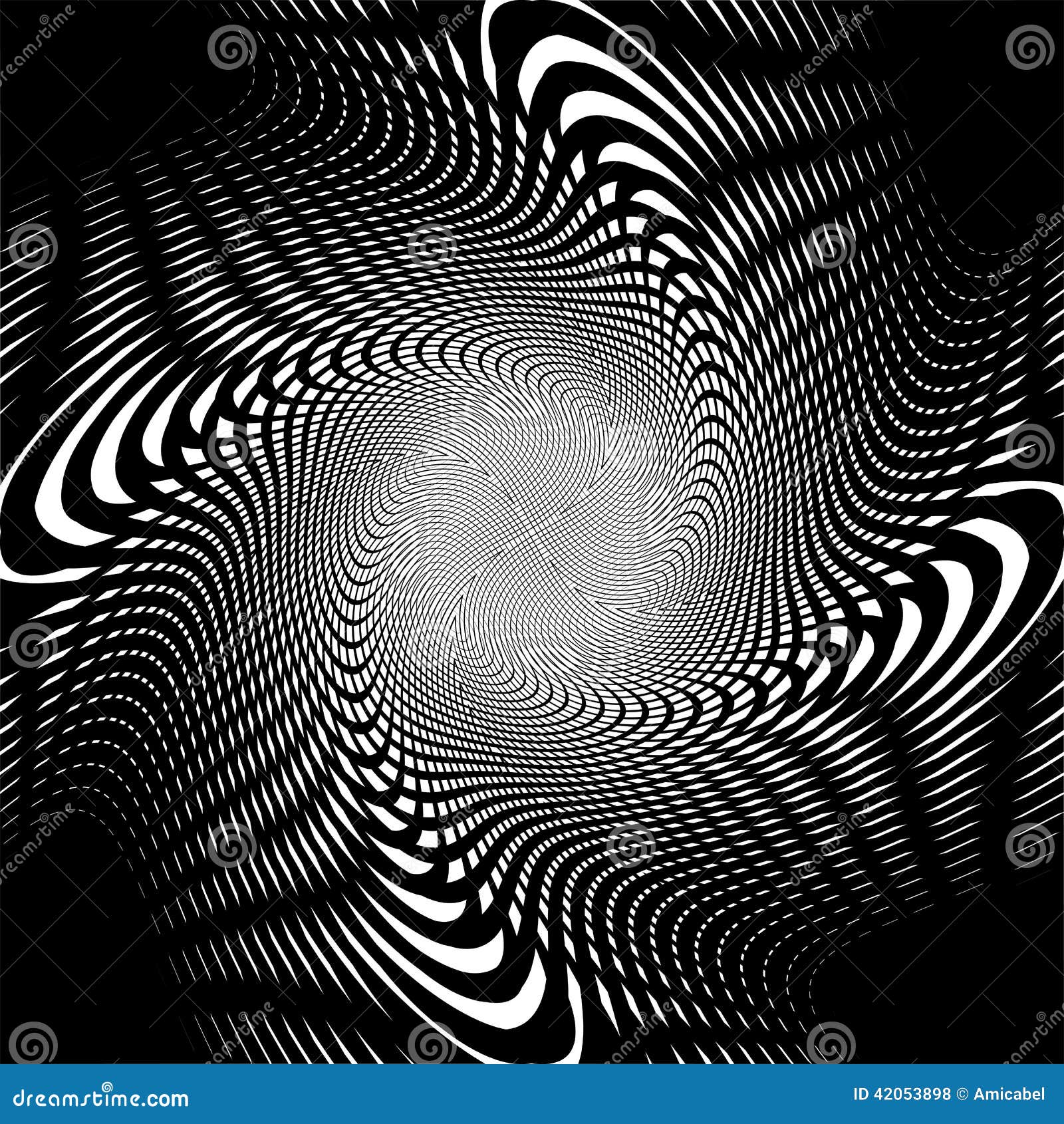 Design Uncolored Trellis Spiral Background Cartoon Vector ...