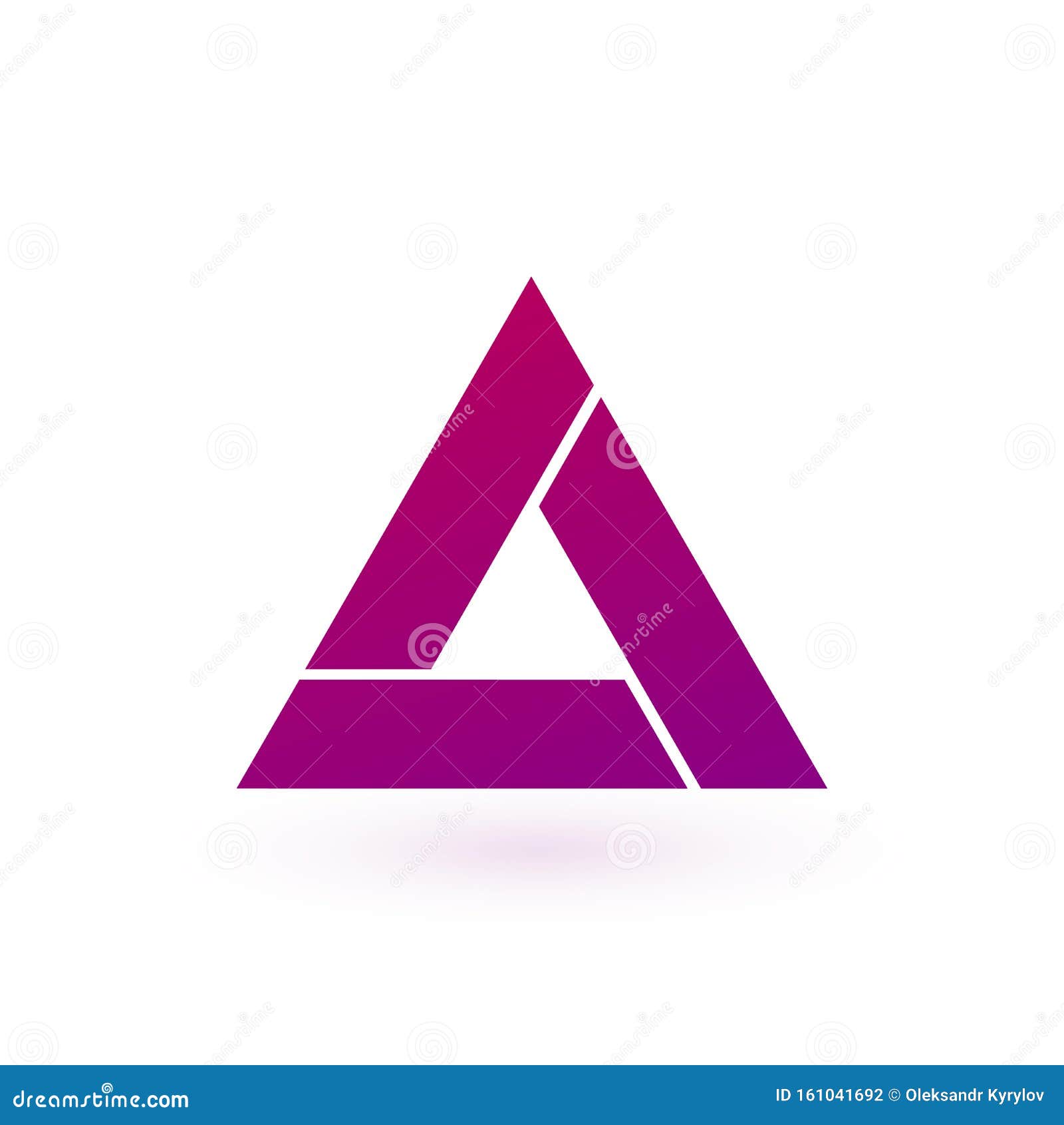 Design Triangle Logo Element. Stock Vector Illustration Isolated on ...