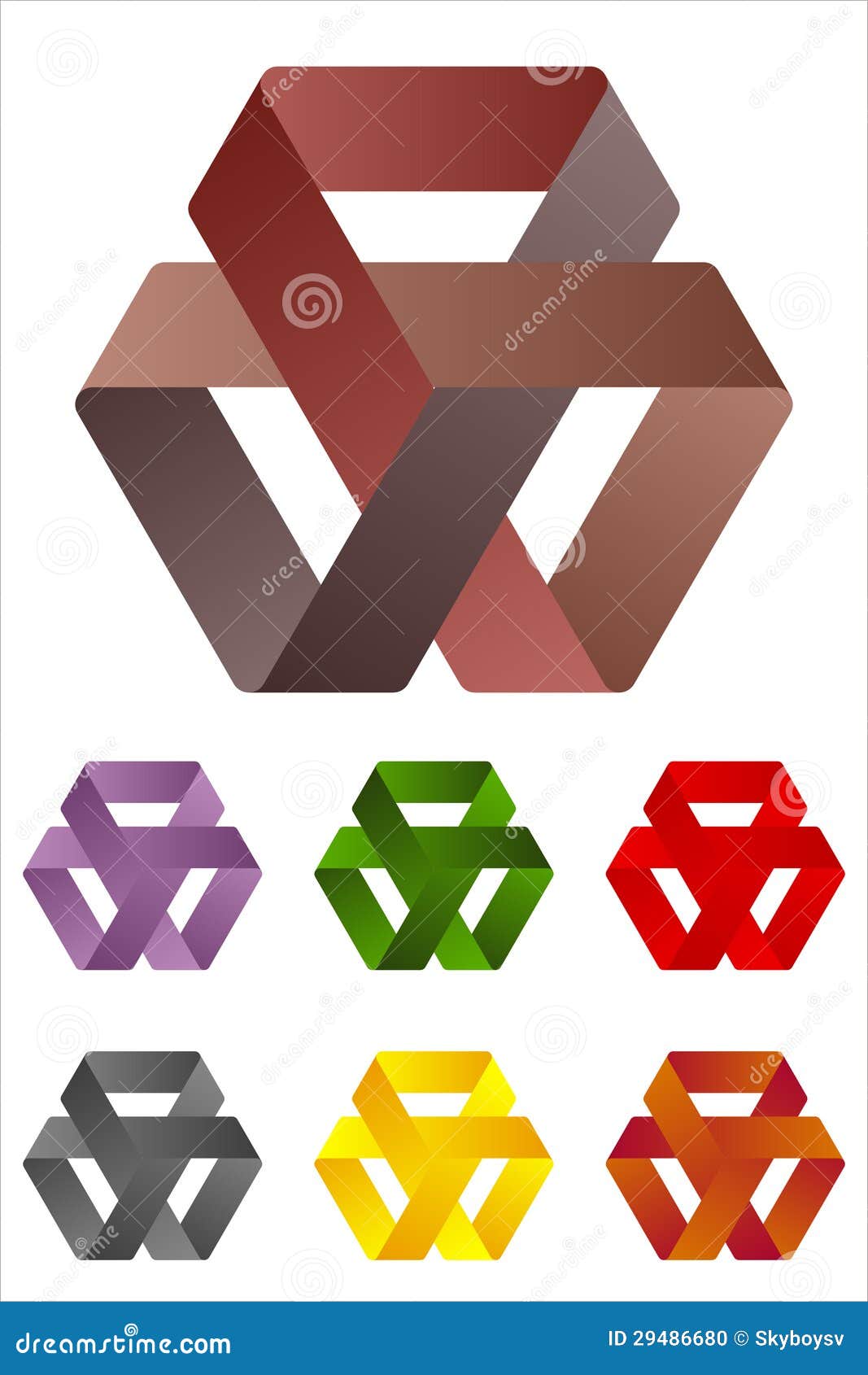Design Triangles Logo Element Stock Vector - Illustration of blue ...