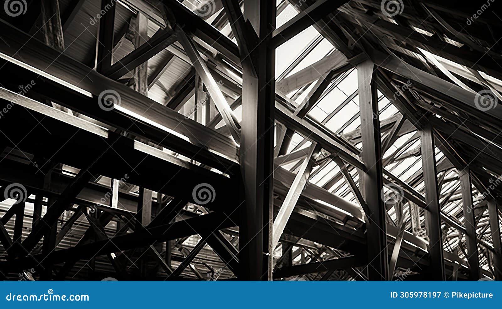Design truss building stock illustration. Illustration of roof - 305978197