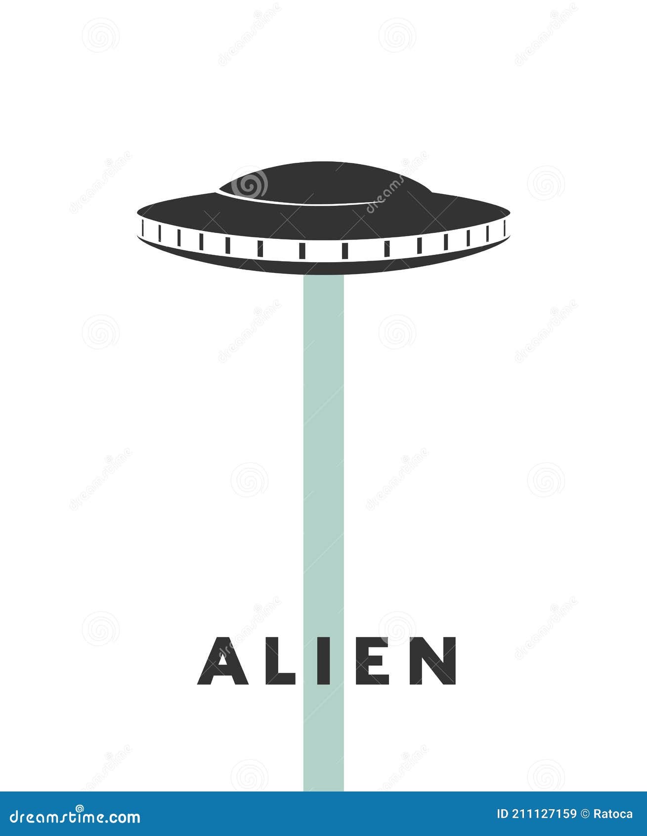 Design of UFO illustration stock vector. Illustration of ...