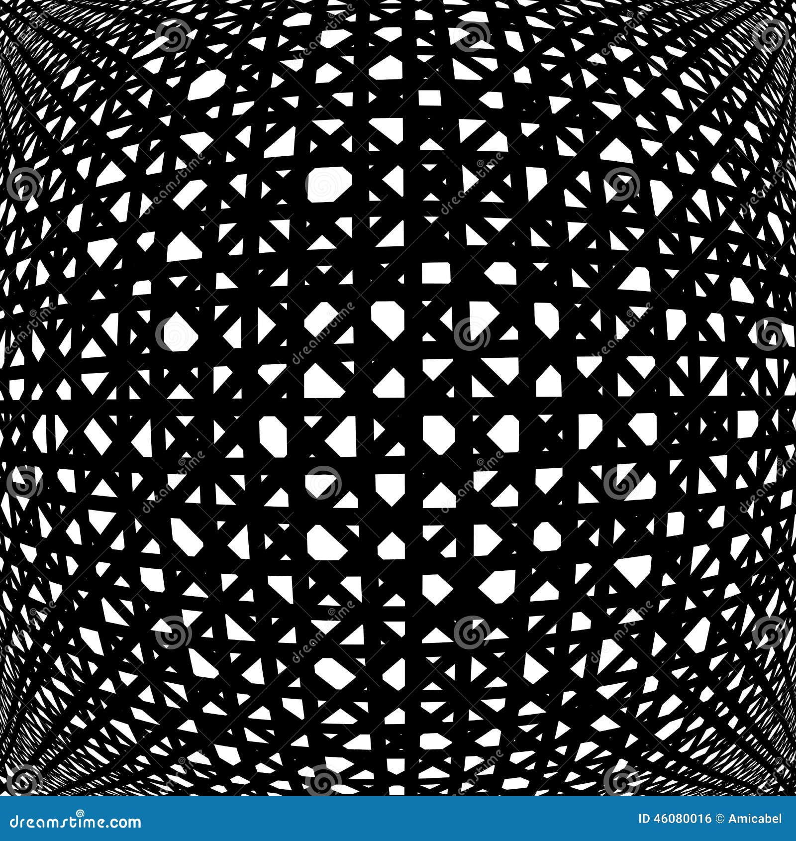 Design Uncolored Abstract Pattern Stock Vector - Illustration of grid ...