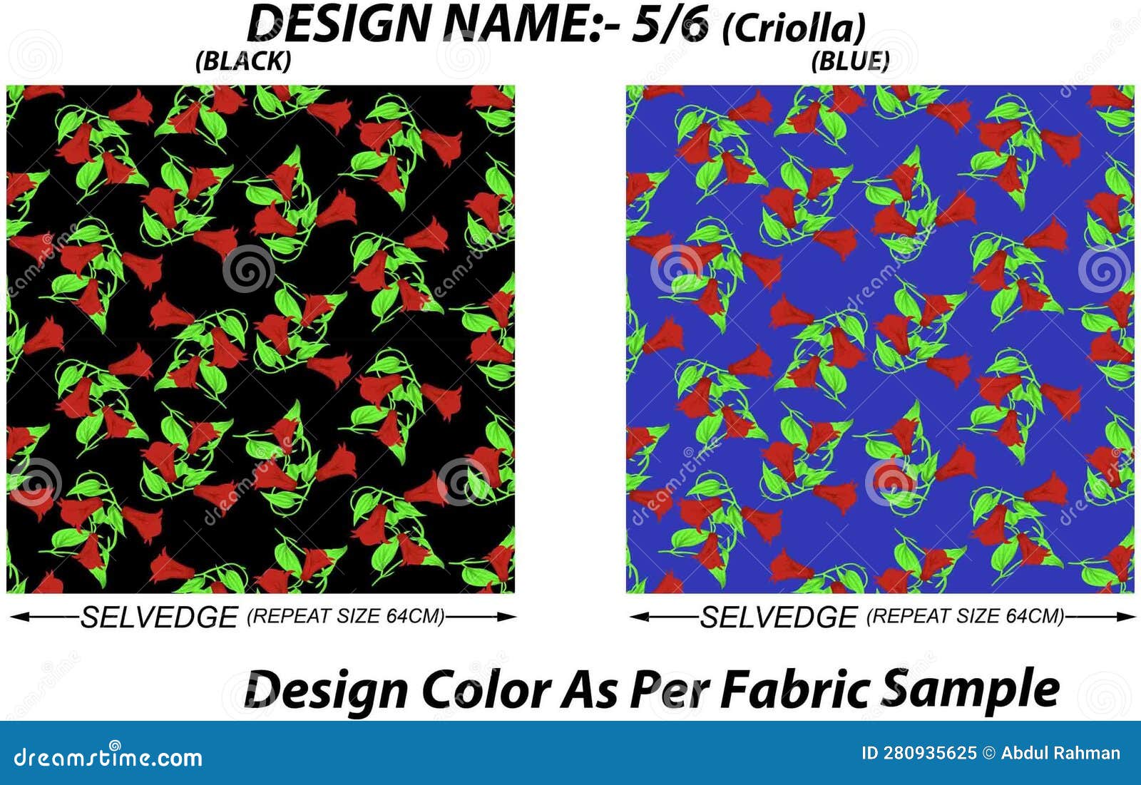 Textile Print Design Bedsheet Collection Stock Illustration ...