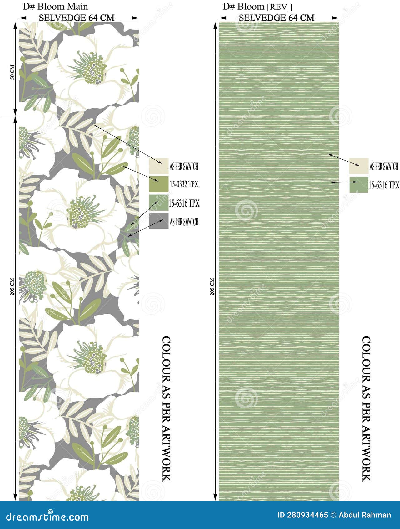 Textile Print Design Bedsheet Collection Stock Illustration ...
