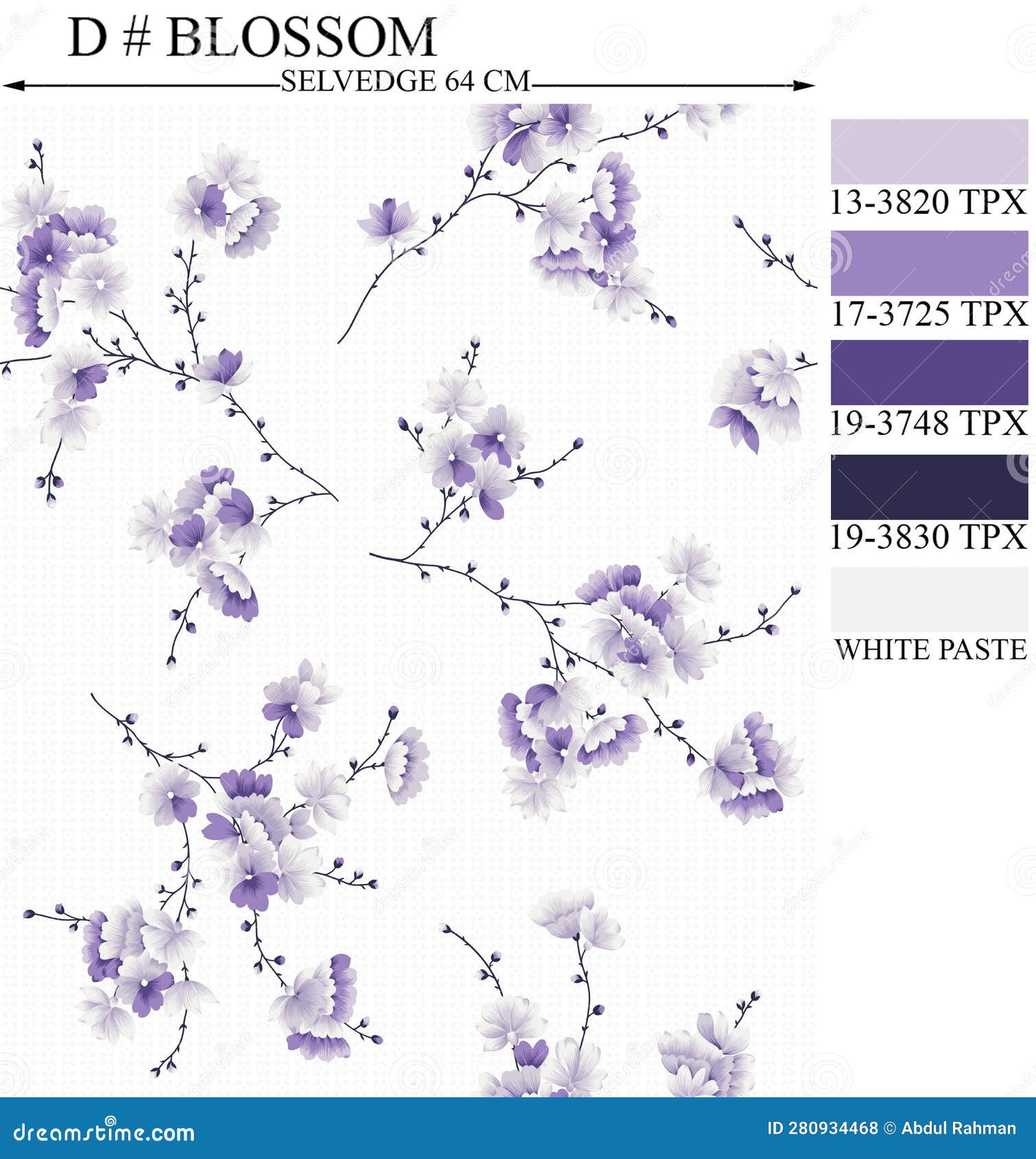 Textile Print Design Bedsheet Collection Stock Illustration ...